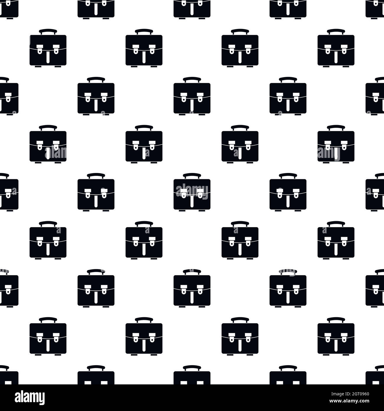 Briefcase pattern, simple style Stock Vector Image & Art - Alamy