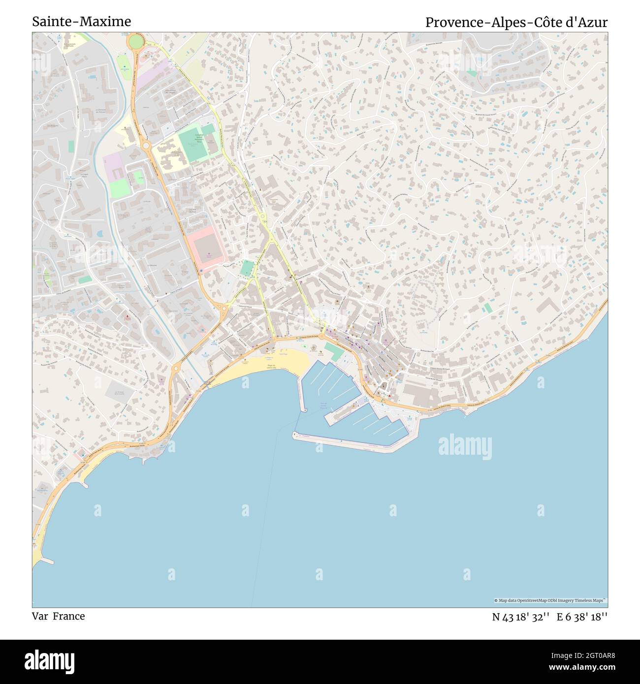 Sainte maxime france Cut Out Stock Images & Pictures - Alamy