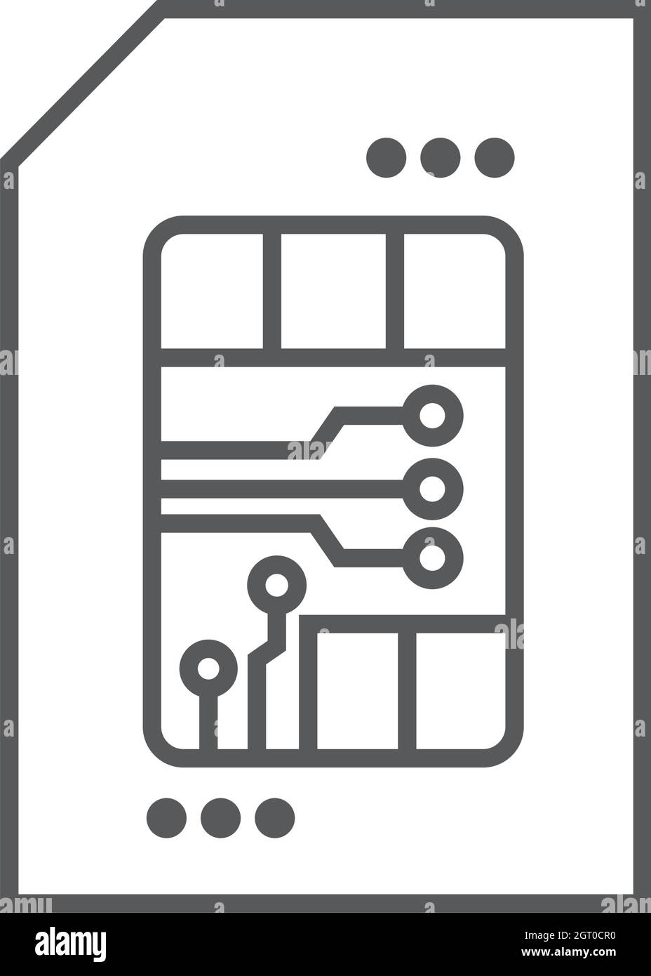 electronic circuit plan Stock Vector Image & Art - Alamy