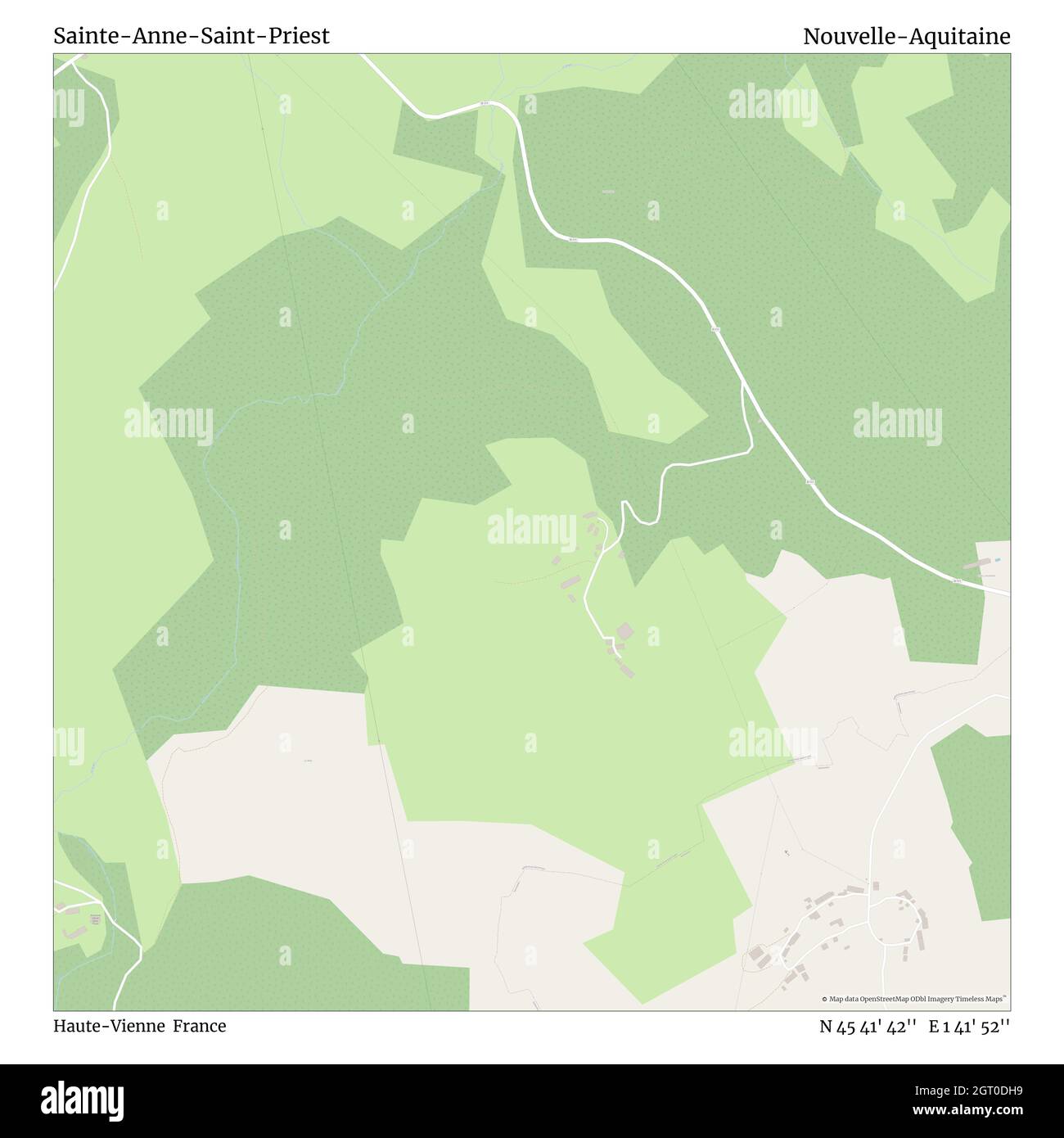 Map of saint anne hi-res stock photography and images - Alamy