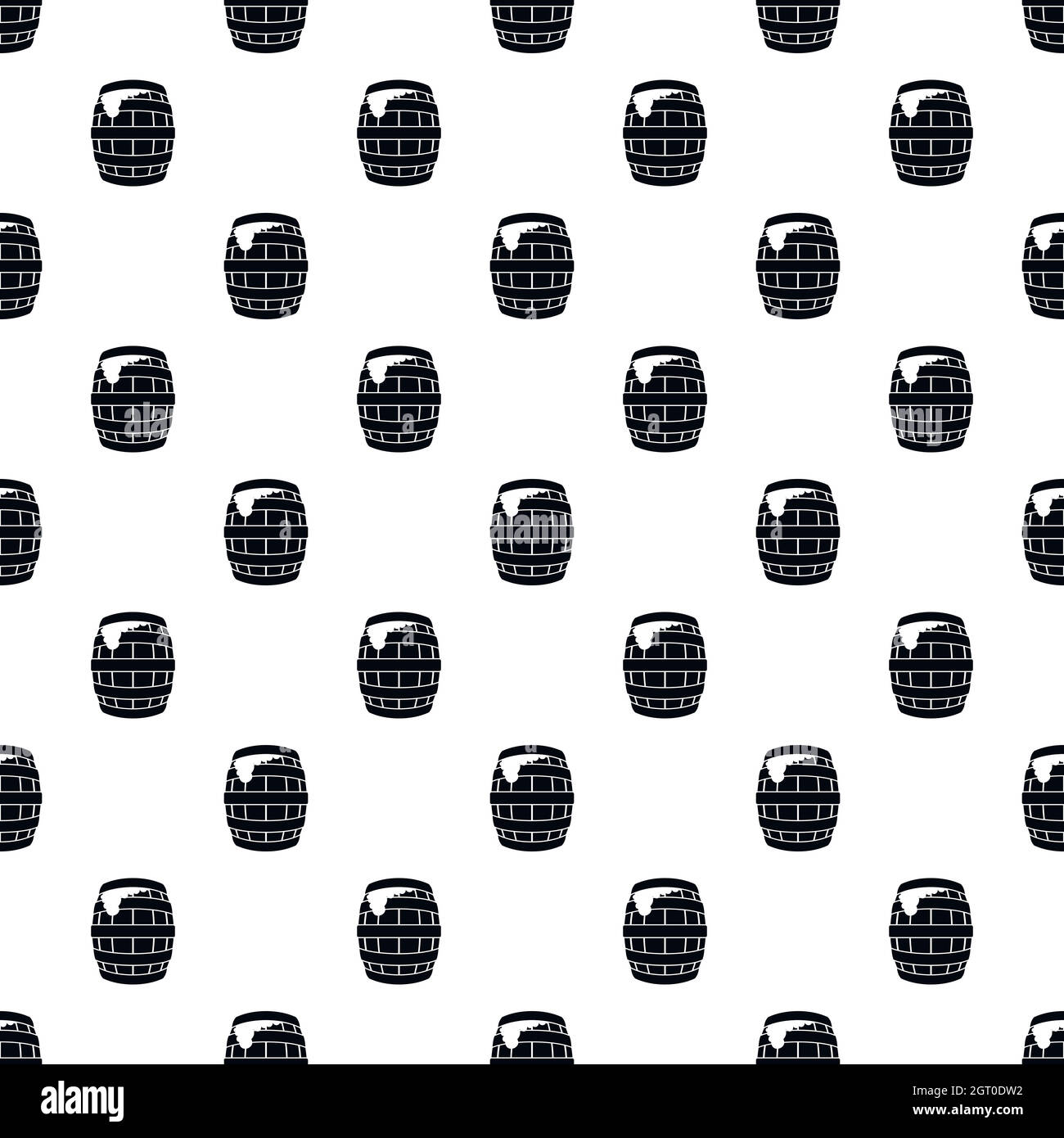 Wooden wine barrel metal Stock Vector Images - Alamy