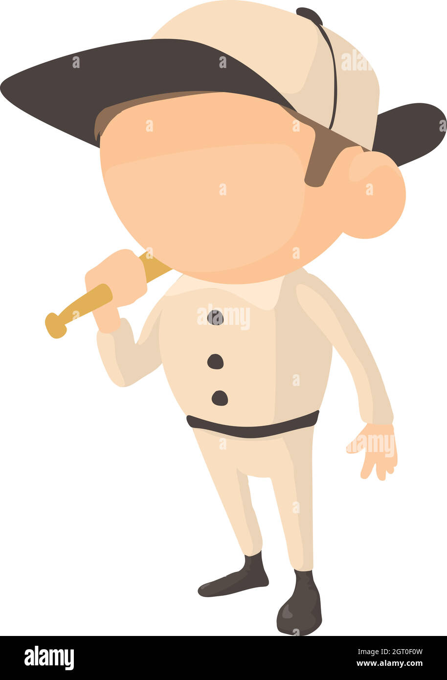 Standing player icon, cartoon style Stock Vector Image & Art - Alamy