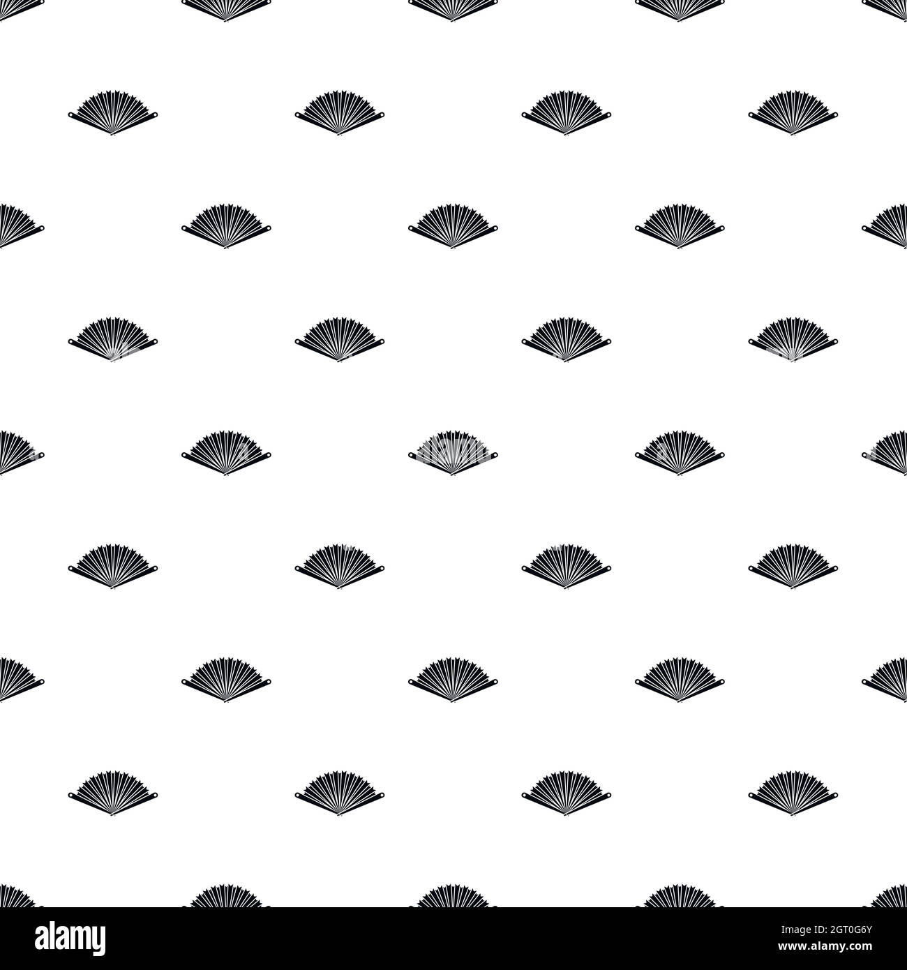 Fan pattern, simple style Stock Vector Image & Art - Alamy