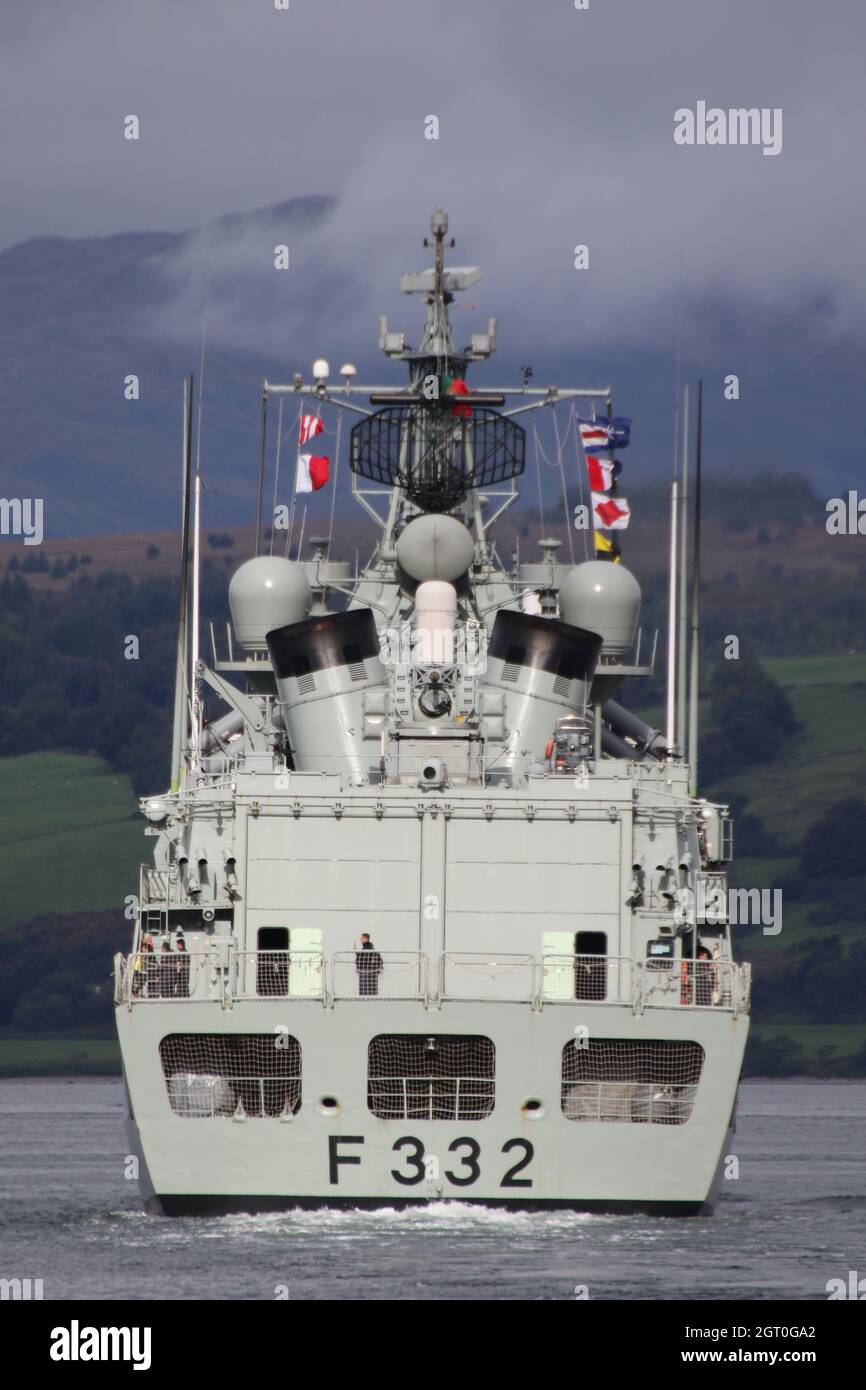 NRP Corte-Real (F332), a Vasco da Gama-class frigate operated by the ...