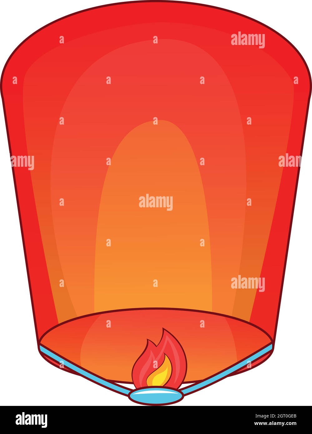 Flying lantern icon, cartoon style Stock Vector Image & Art - Alamy