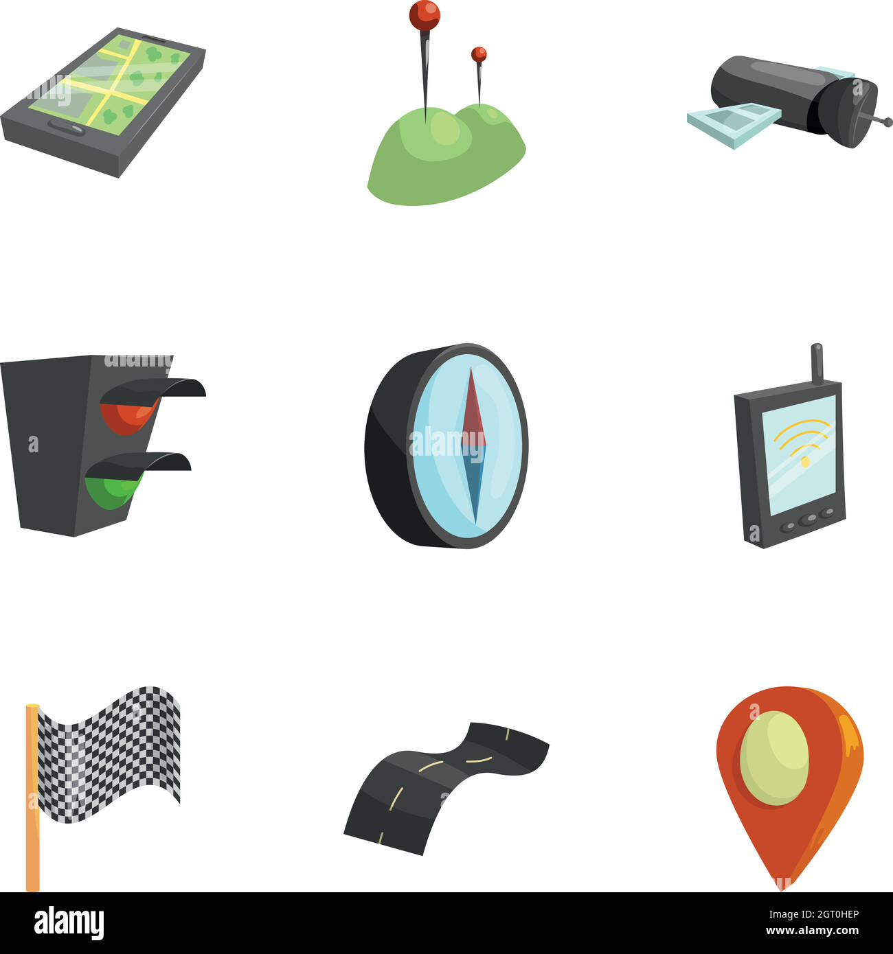 Position information Stock Vector Images - Alamy