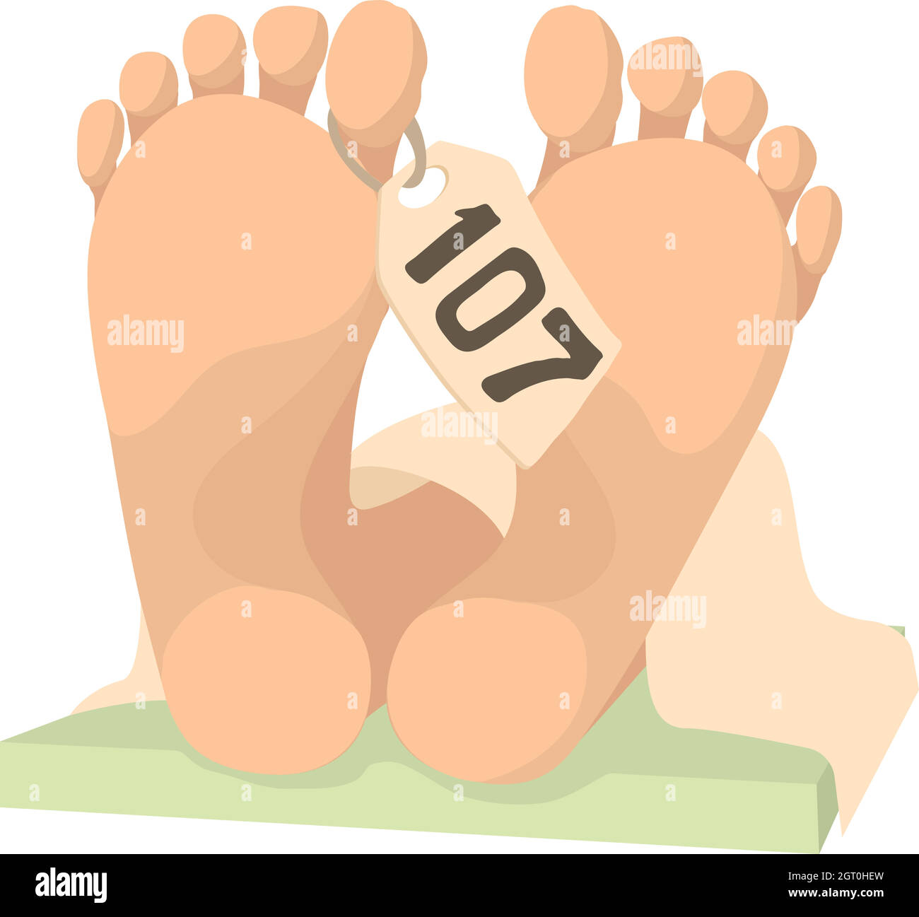 Dead lay here Stock Vector Images - Alamy