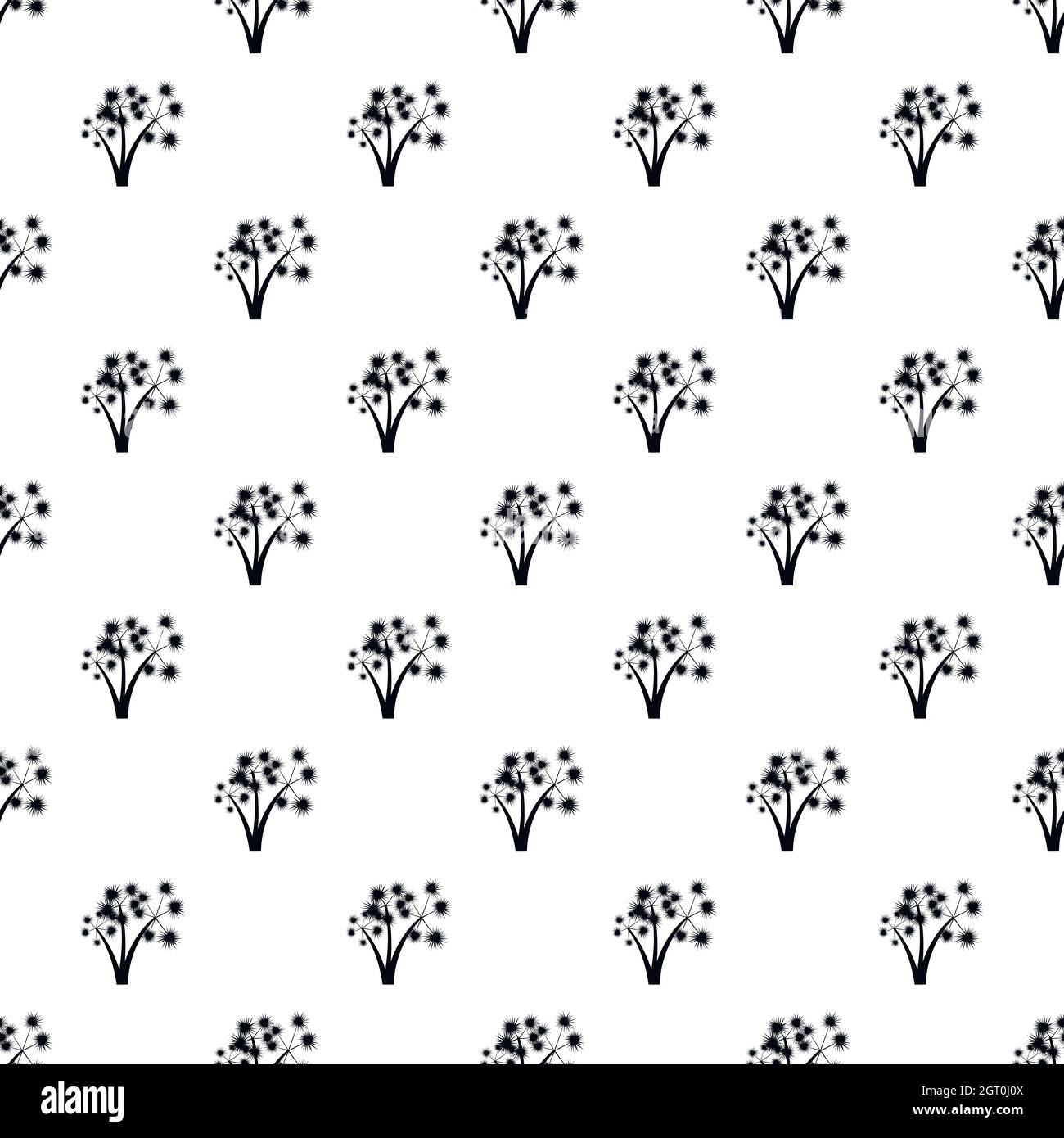 Seamless pattern meadow flowers Cut Out Stock Images & Pictures - Alamy