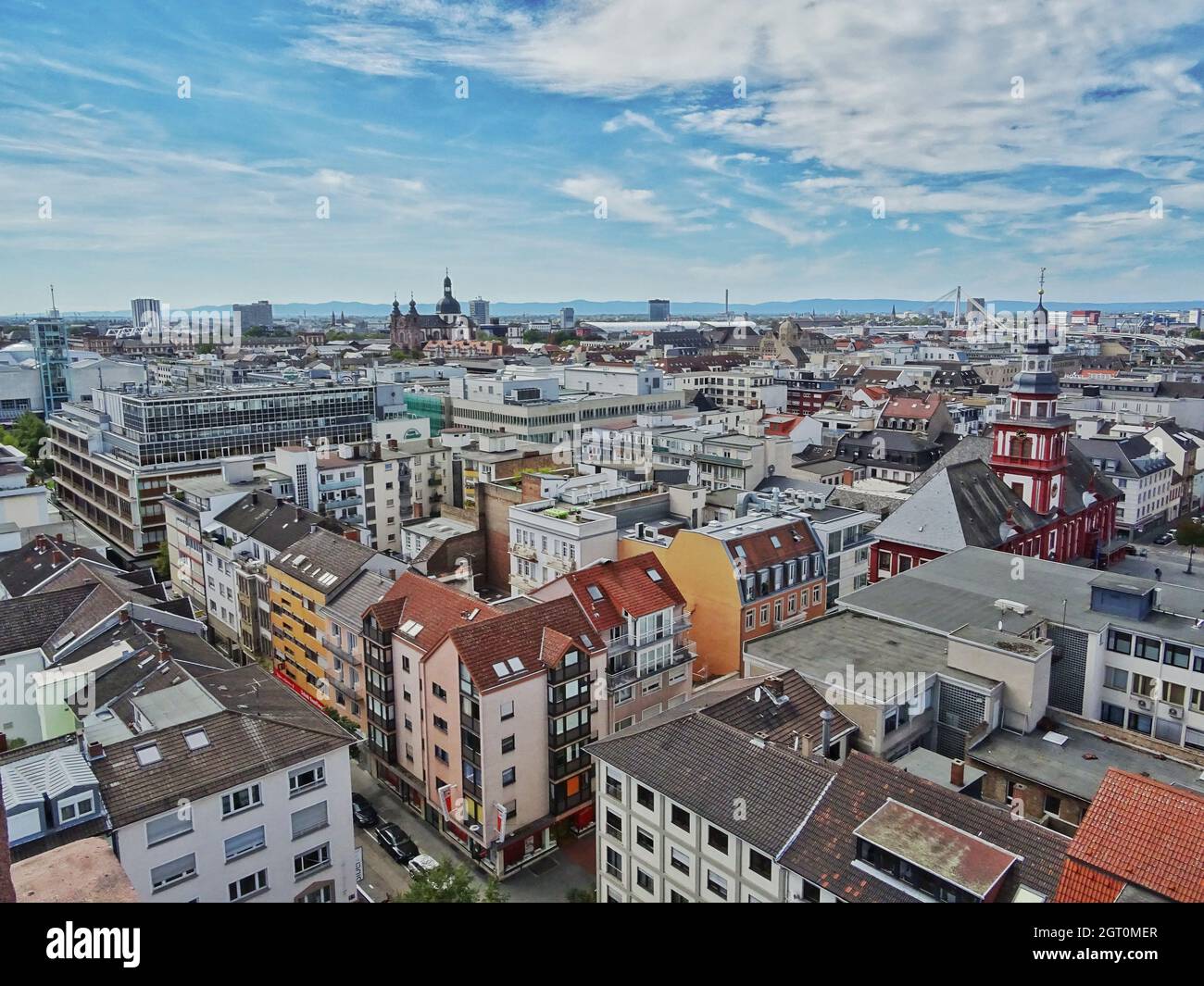 Mannheim aerial view hi-res stock photography and images - Alamy