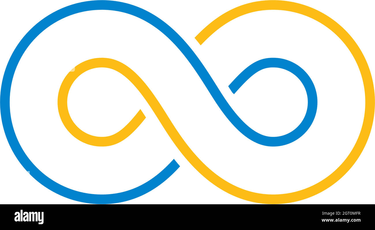 Infinity arrow Stock Vector Images - Alamy