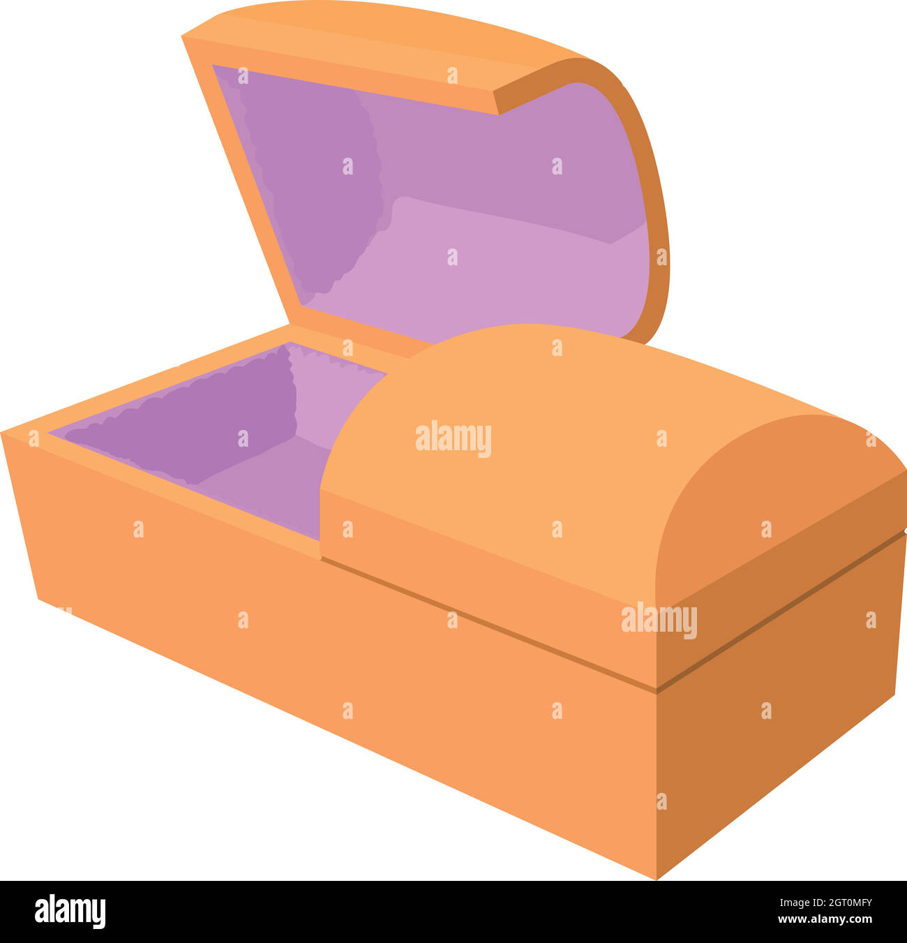 Opened coffin icon, cartoon style Stock Vector Image & Art - Alamy