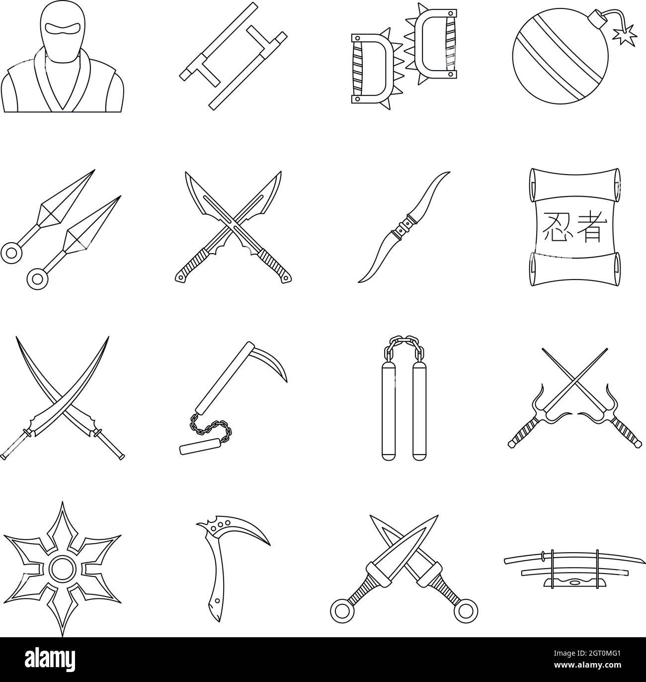 Ninja boy Stock Vector Images - Alamy