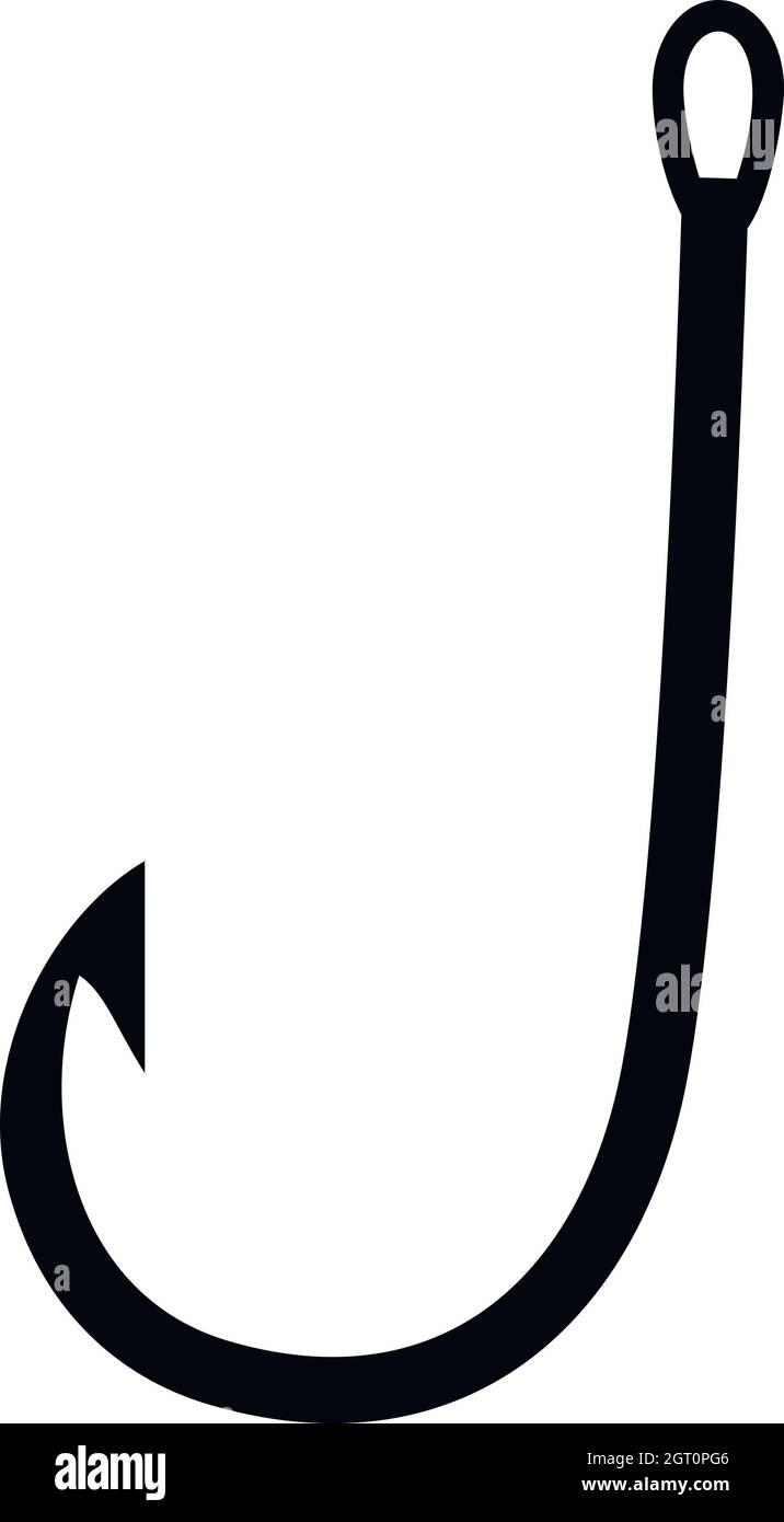 Hook icon, simple style Stock Vector Image & Art - Alamy