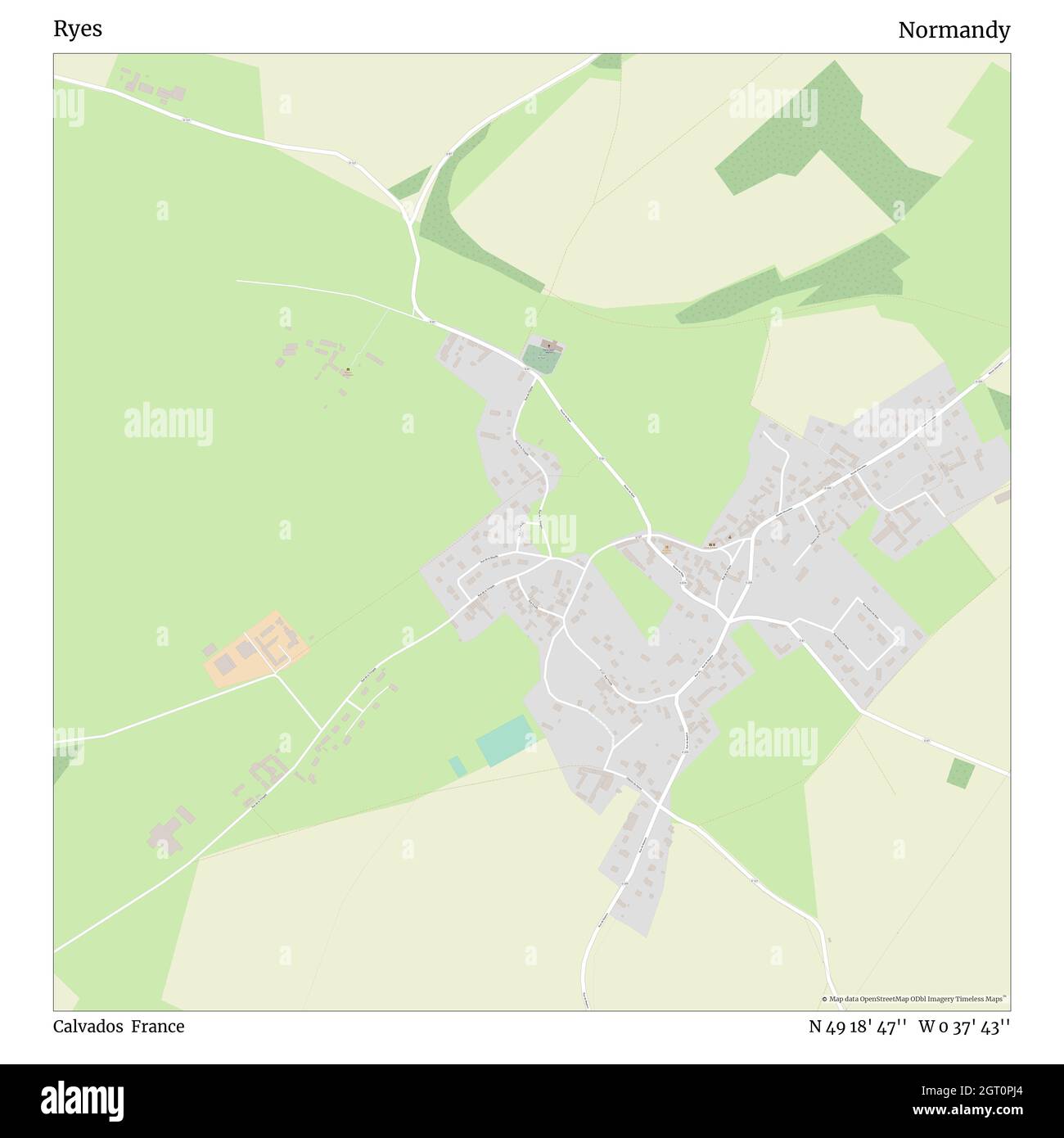 Map of calvados hi-res stock photography and images - Alamy