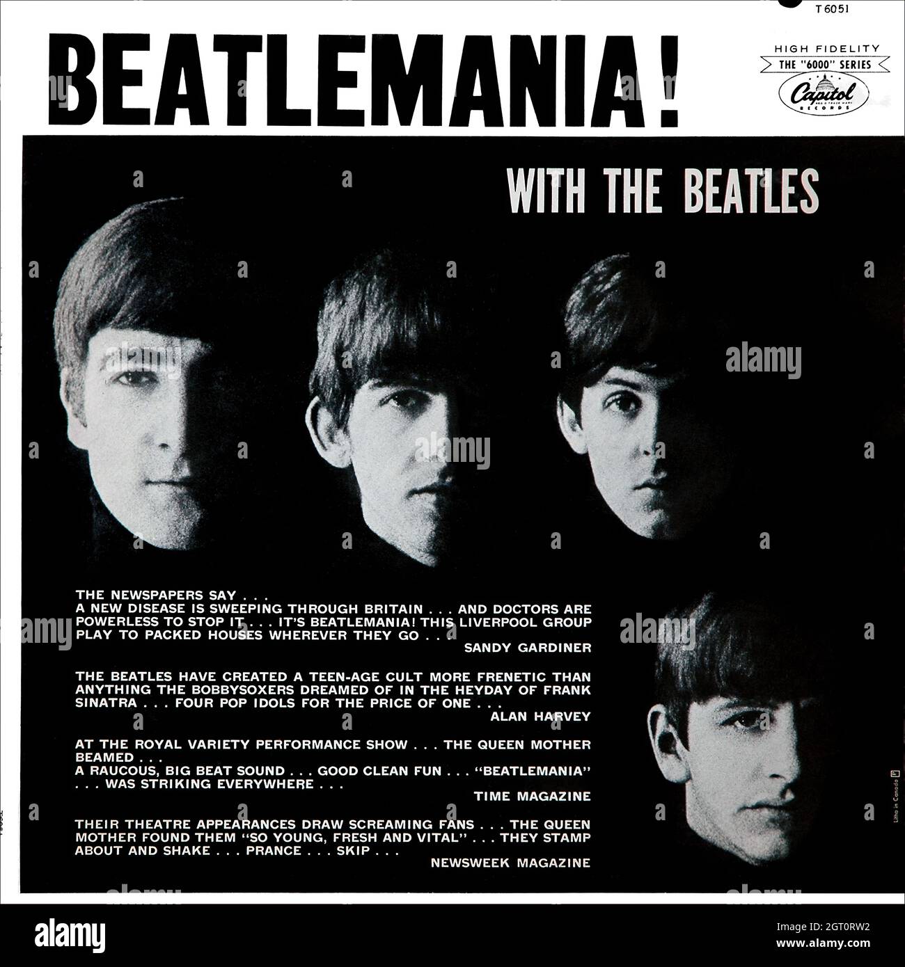 The Beatles - Beatlemania! With The Beatles 1963 - Vintage Vinyl 33 rpm ...