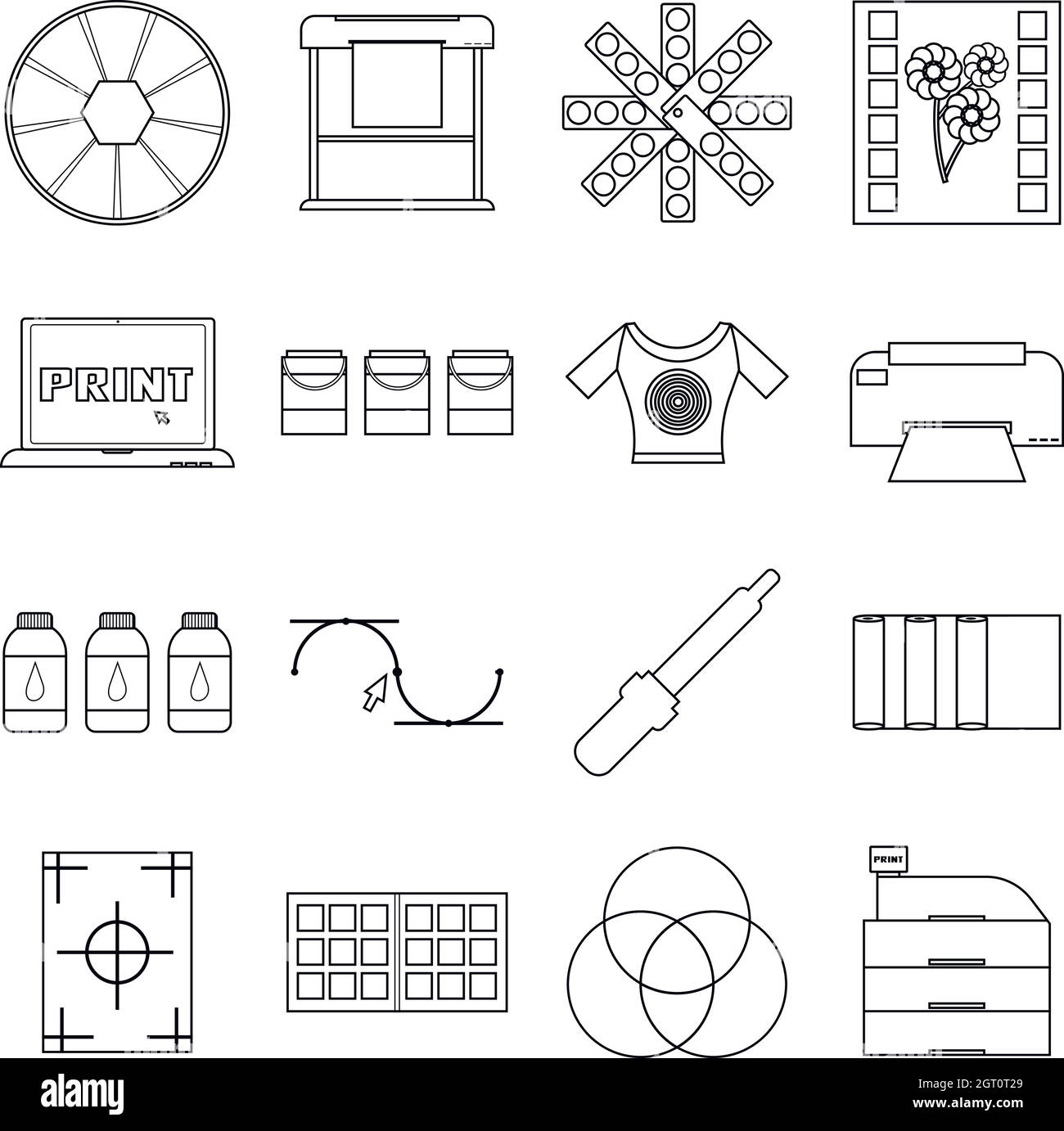 Subtractive color Stock Vector Images - Alamy