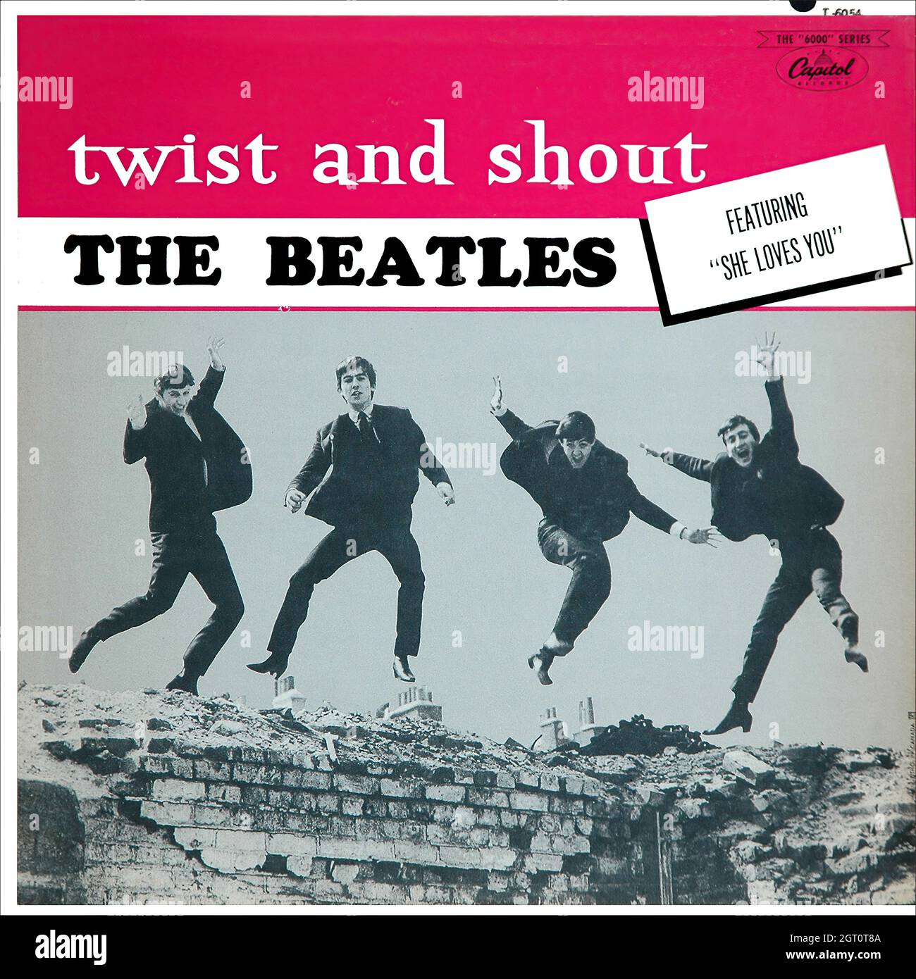 The Beatles - Twist and Shout 1964 - Vintage Vinyl 33 rpm record Stock ...