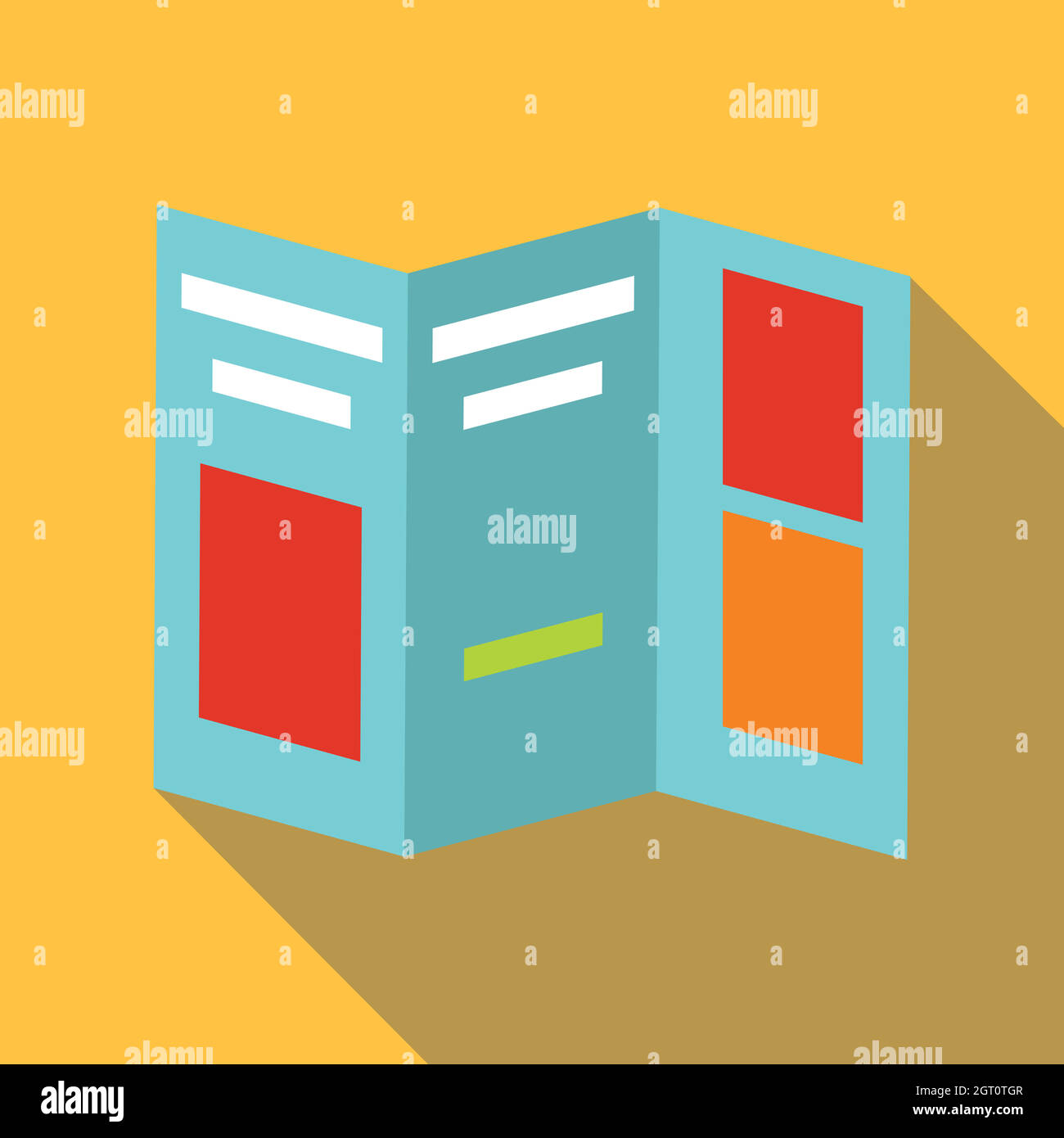 Folded blue black white Stock Vector Images - Alamy