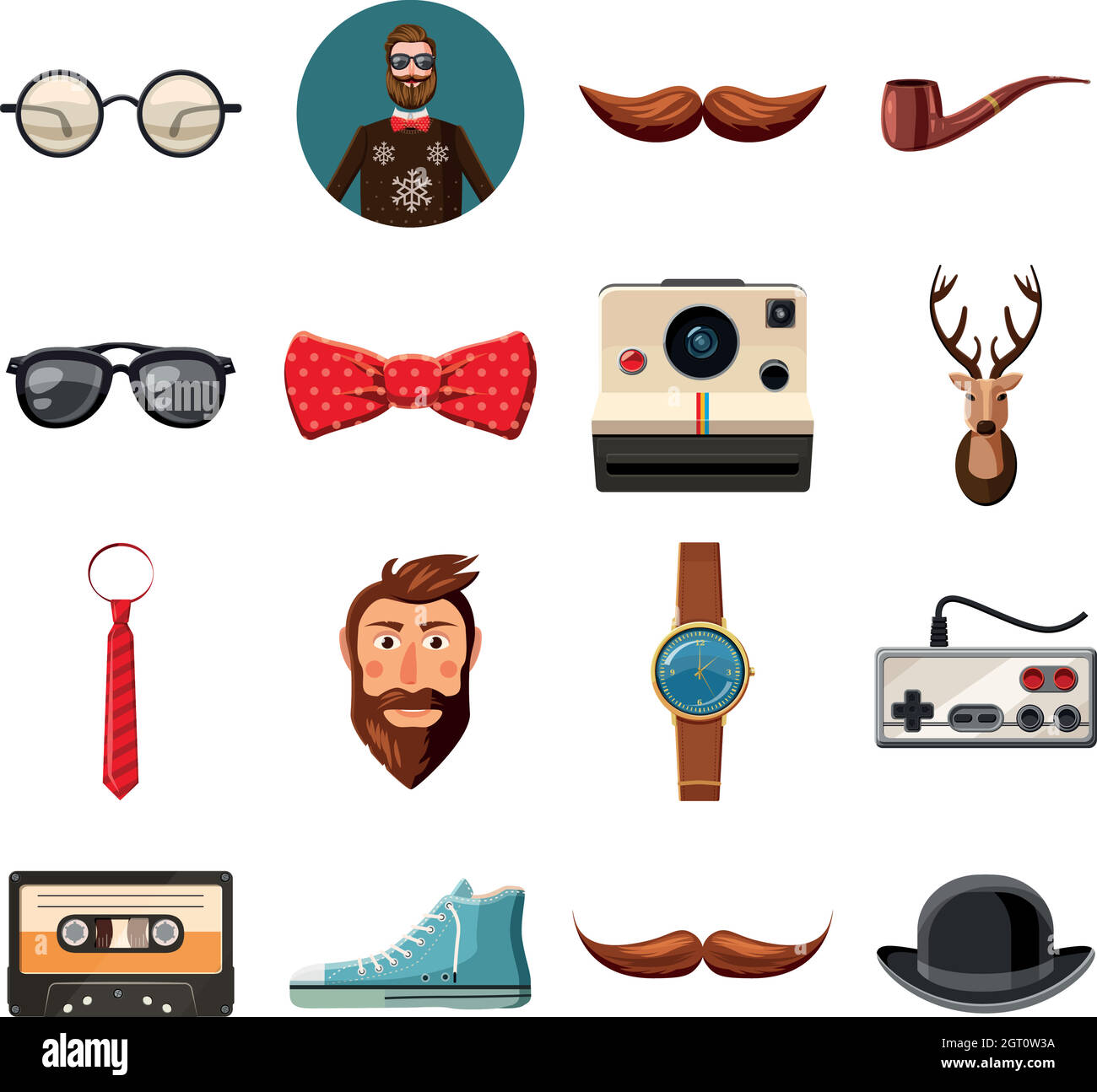 Trendy hipster camera Stock Vector Images - Alamy