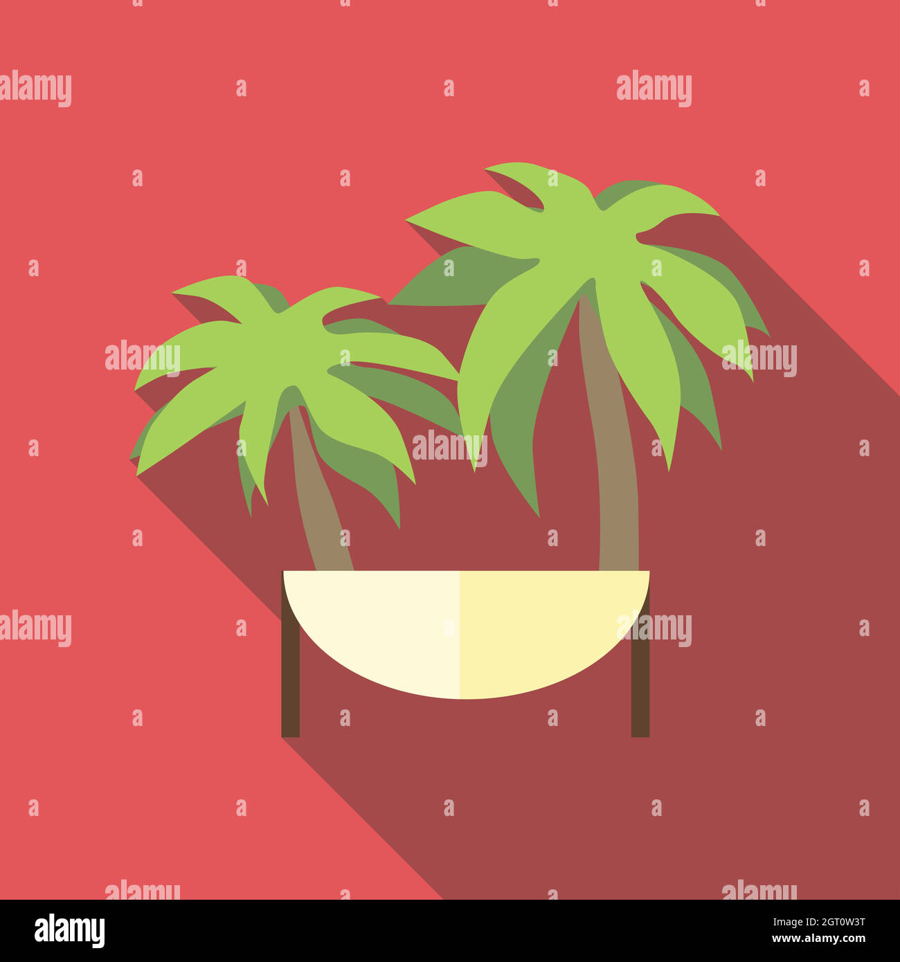 Island icon, flat style Stock Vector Image & Art - Alamy