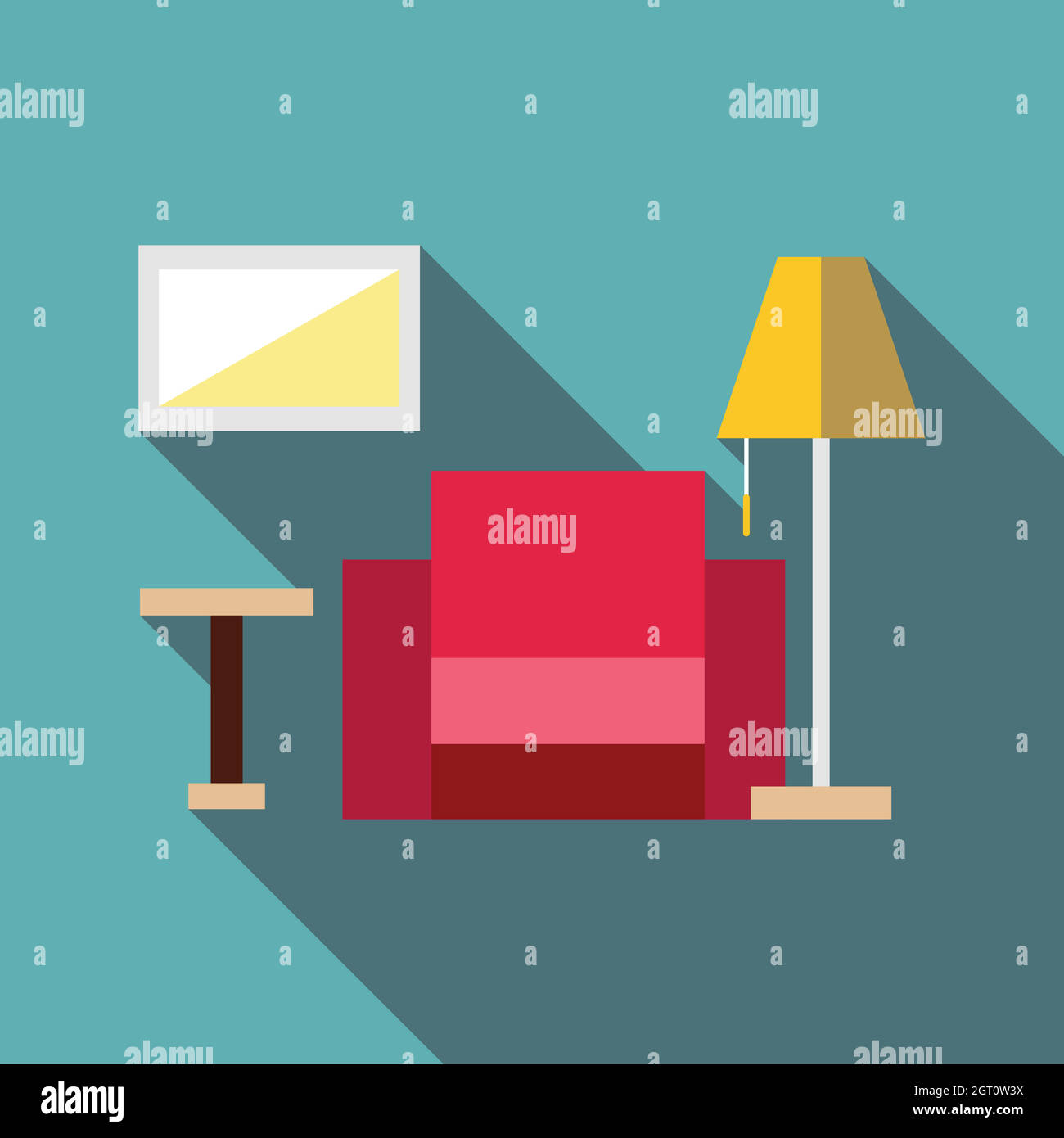 Luxury living room modern Stock Vector Images - Alamy