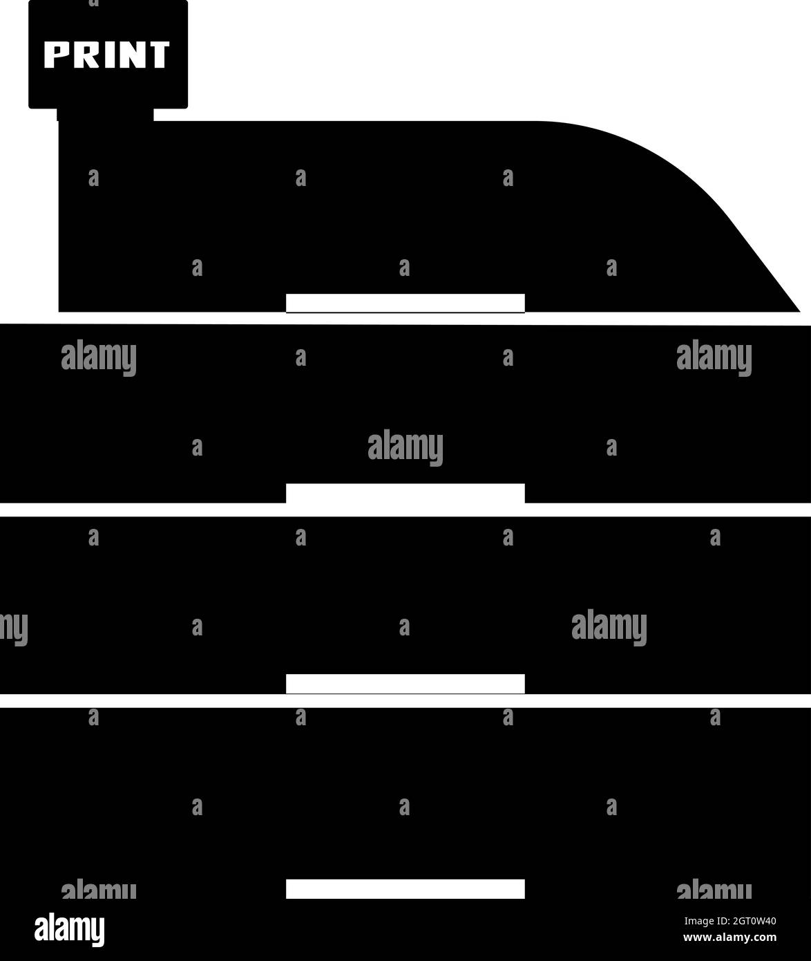 Paper container icon, simple style Stock Vector Image & Art - Alamy