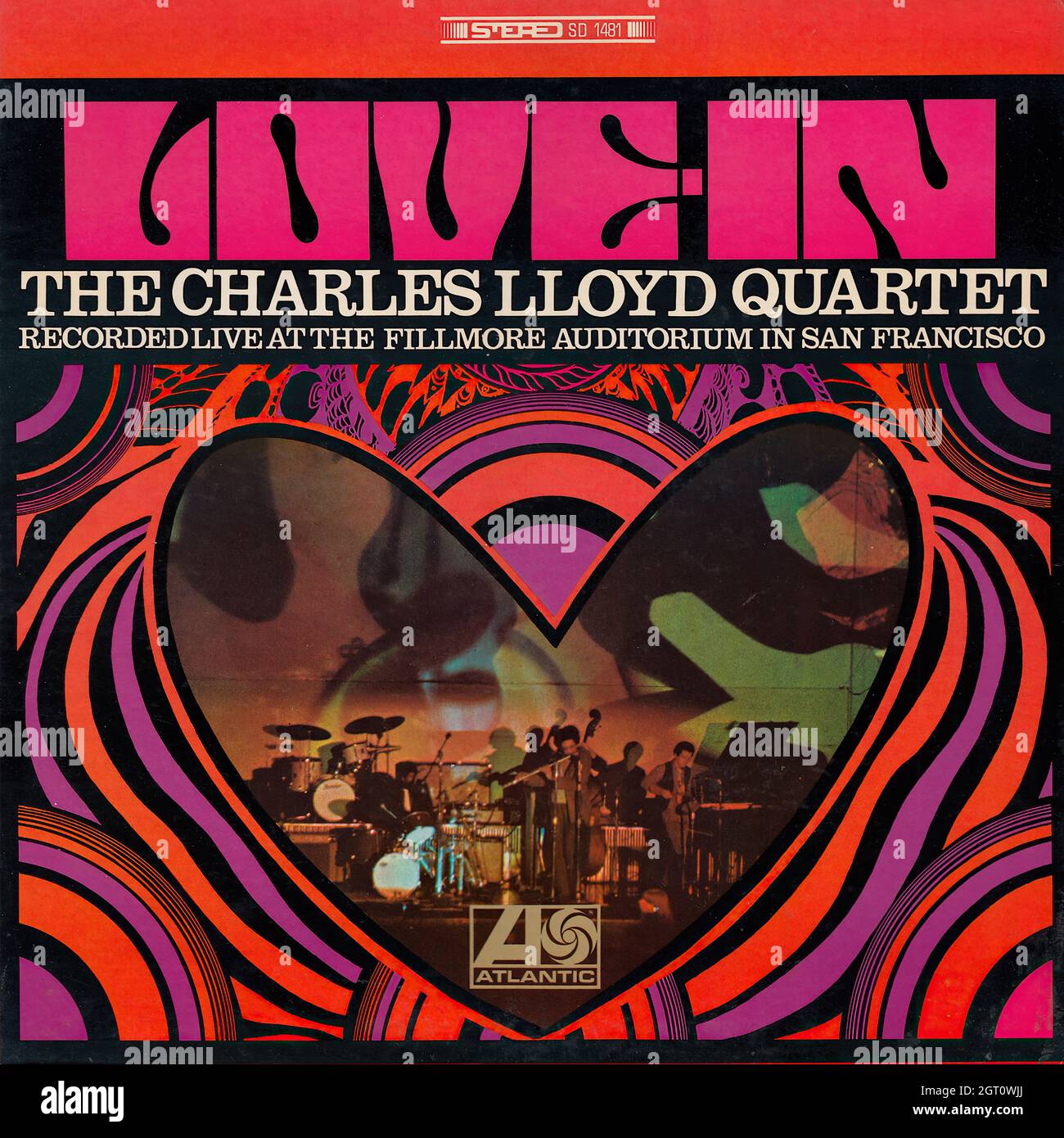 The Charles Lloyd Quartet - Love-In - Vintage Vinyl Record Cover Stock Photo - Alamy
