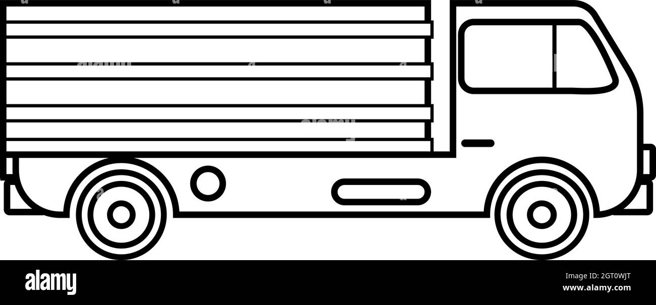 Motion truck Stock Vector Images - Alamy