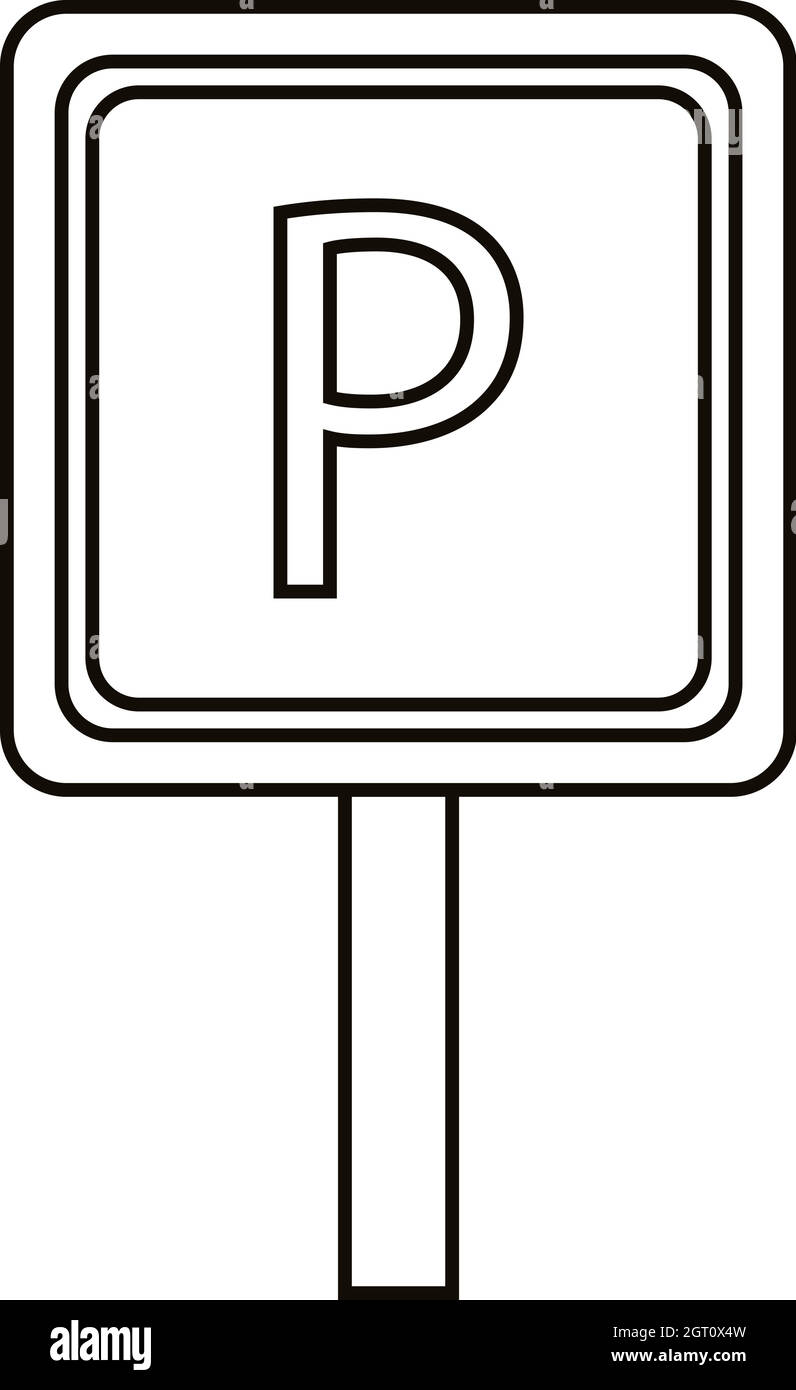 Parking area marking Stock Vector Images - Alamy