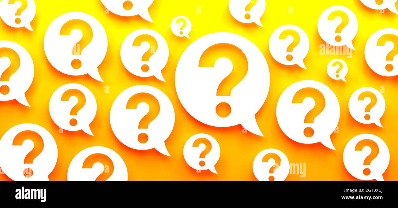 Multi colored Question marks Stock Photo - Alamy