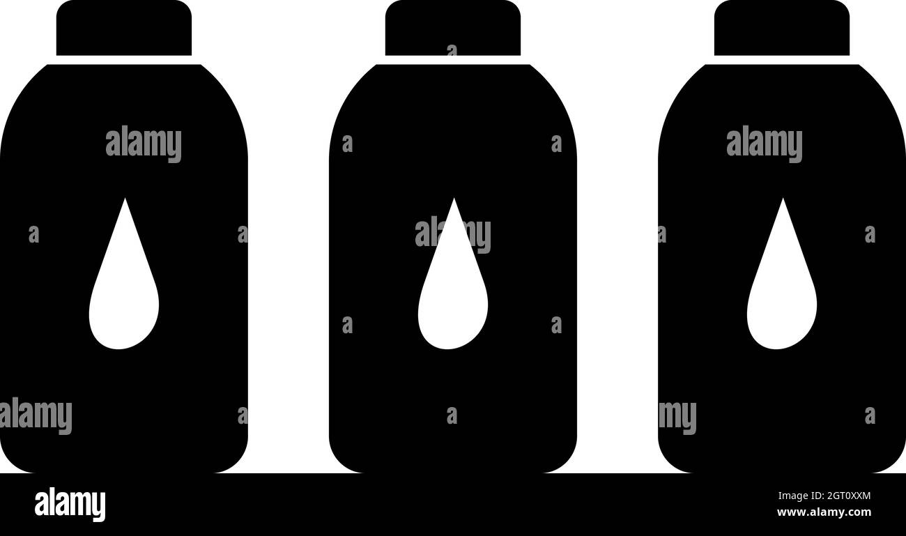 Plastic bottles icon, simple style Stock Vector Image & Art - Alamy
