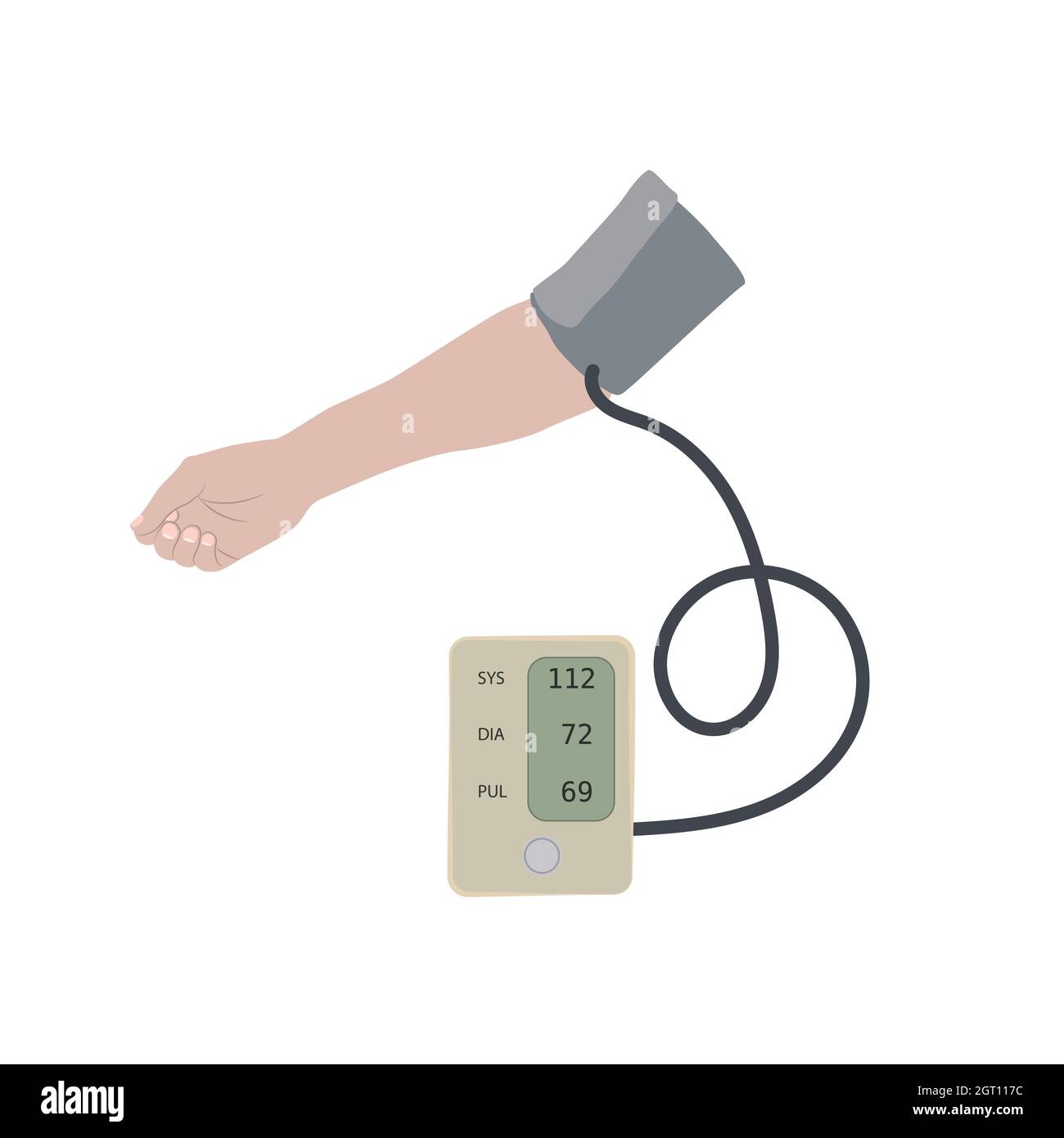 Normal blood pressure, illustration Stock Photo - Alamy