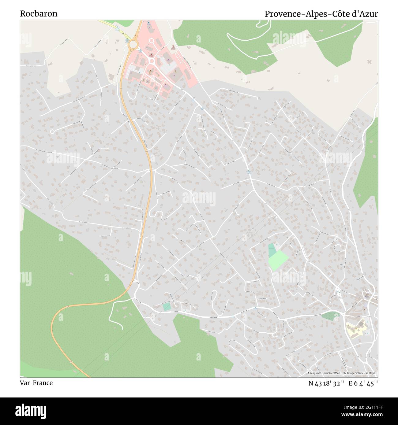 Rocbaron, Var, France, Provence-Alpes-Côte d'Azur, N 43 18' 32'', E 6 4 ...
