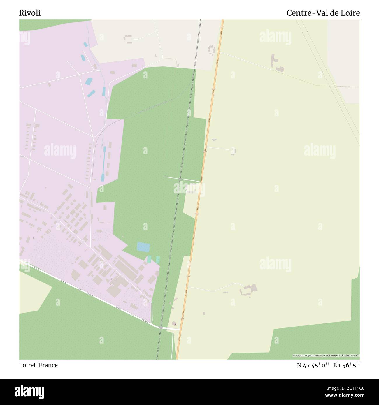 Rivoli, Loiret, France, Centre-Val de Loire, N 47 45' 0'', E 1 56' 5 ...