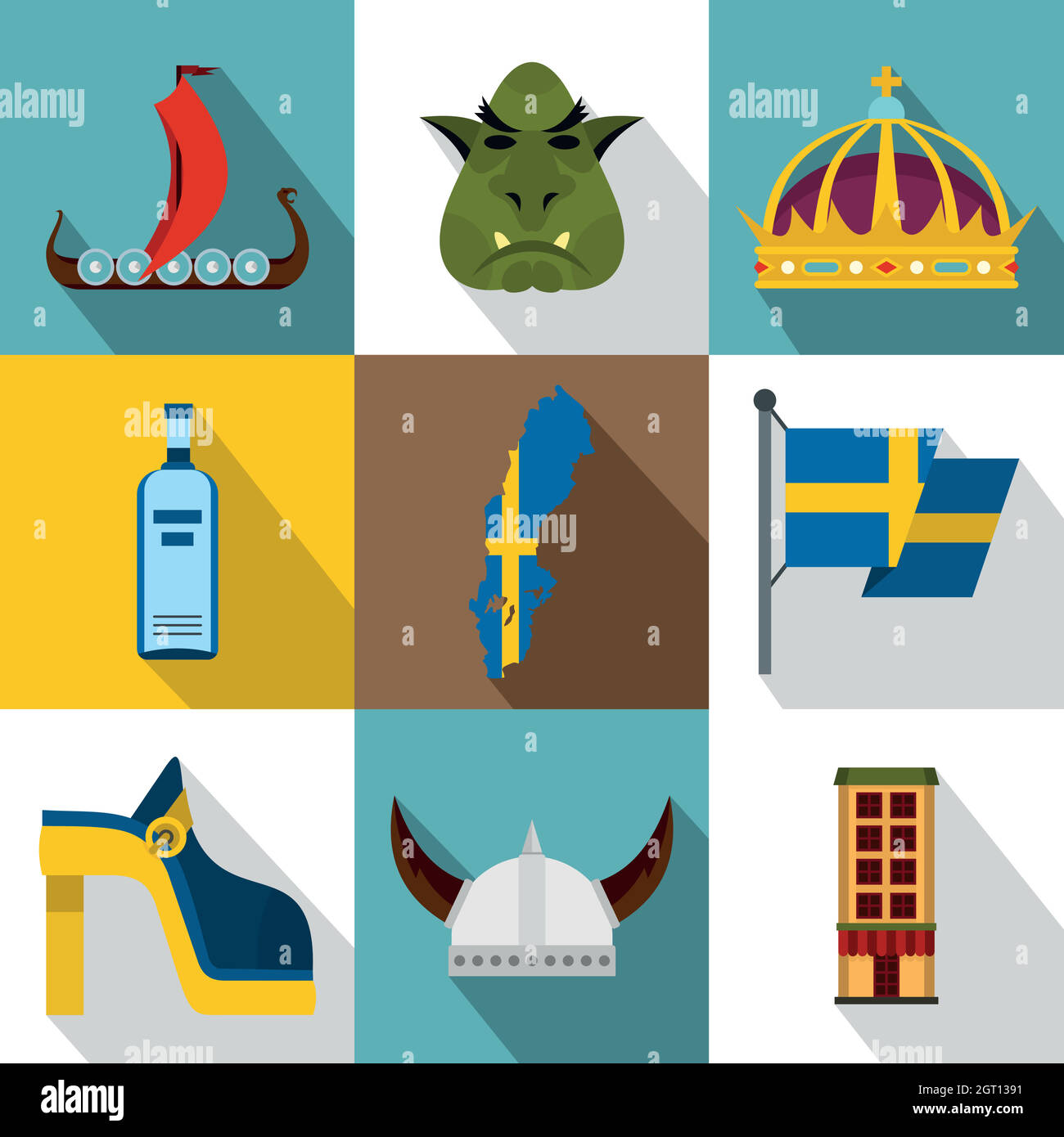 Nordic country Stock Vector Images - Alamy