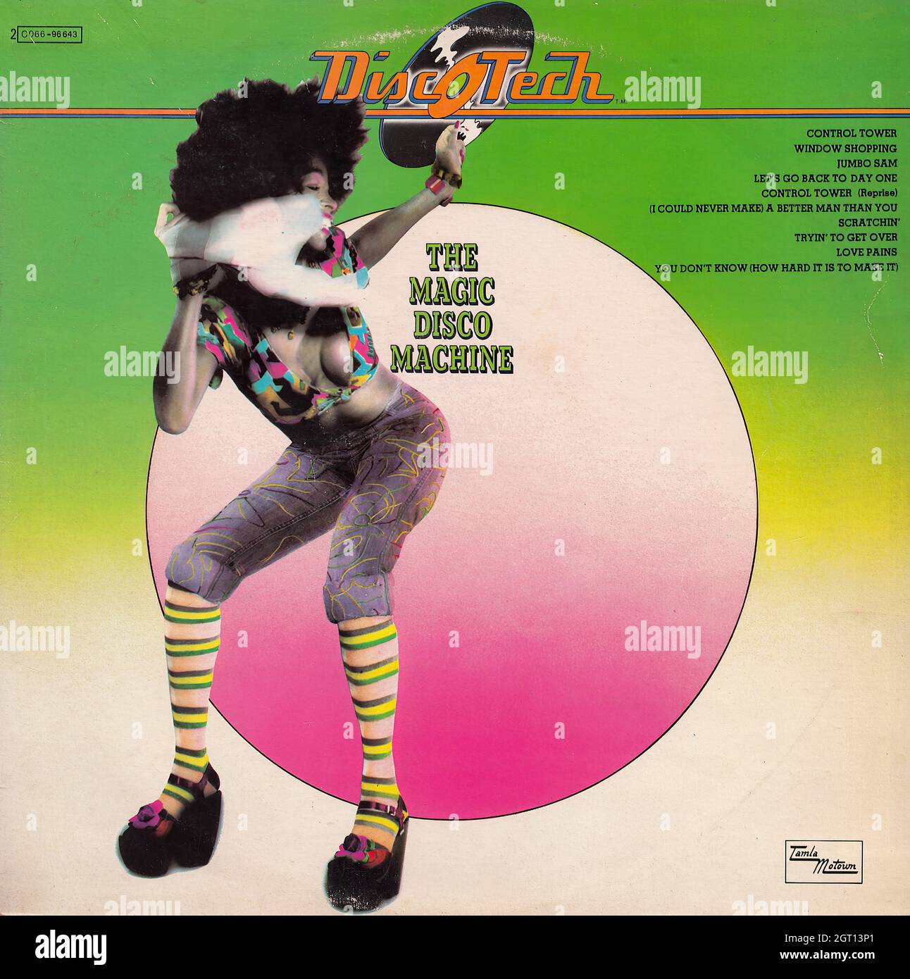 The Magic Disco Machine - Disc-O-Tech - Vintage Vinyl Record Cover ...