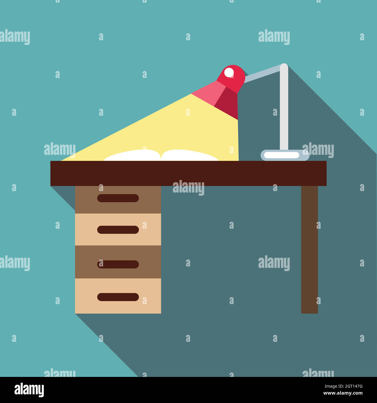 Desk logo Stock Vector Images - Alamy