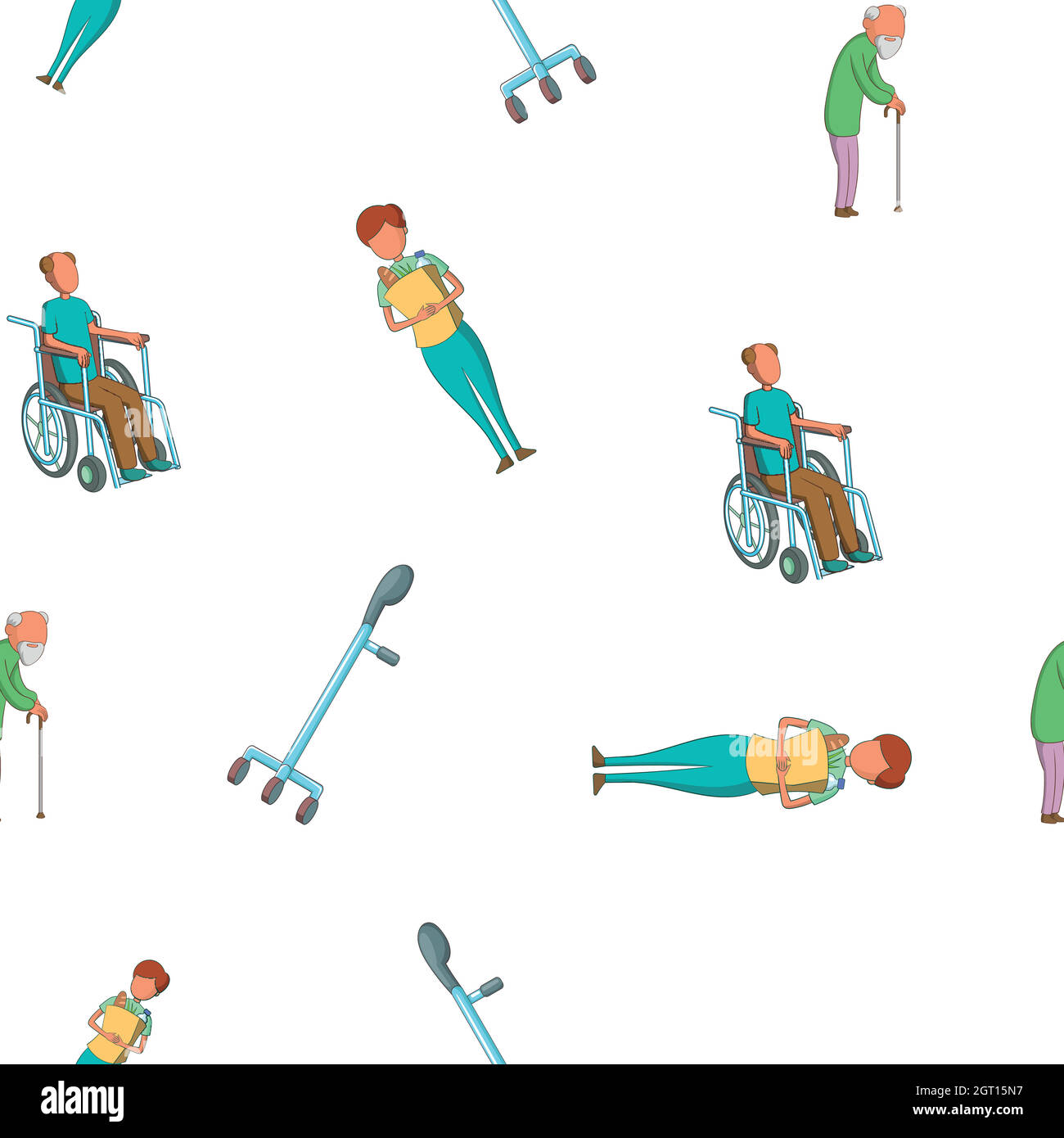 Cartoon image service man Cut Out Stock Images & Pictures - Alamy