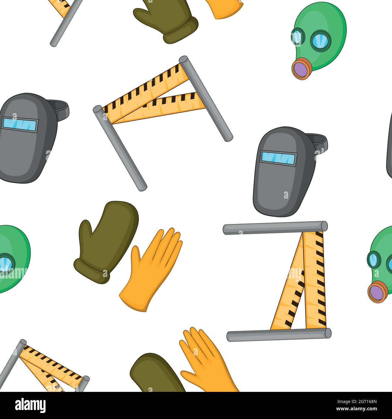 Construction ground pattern, cartoon style Stock Vector Image & Art - Alamy