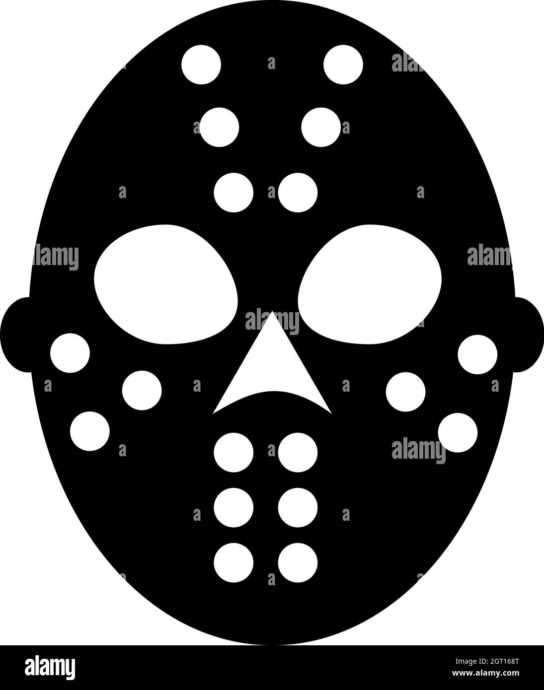 Goalie helmet Black and White Stock Photos & Images - Alamy