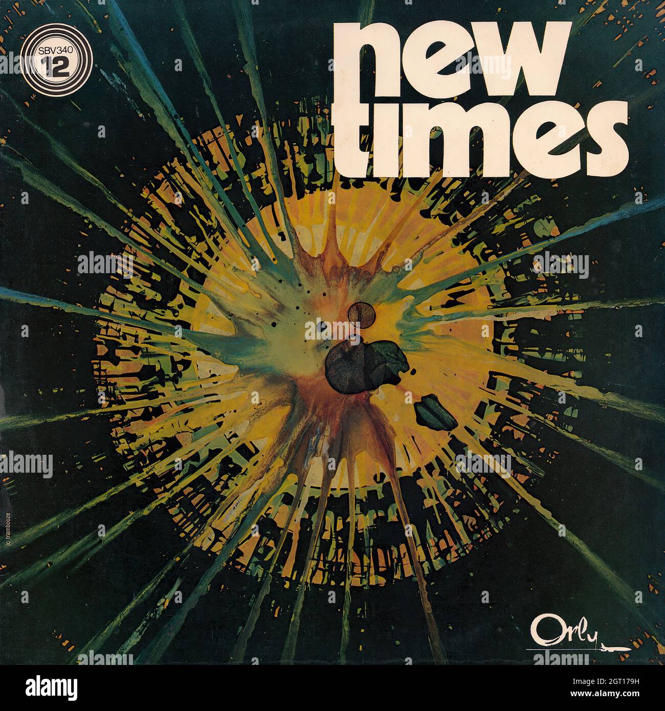 The Rapture - New Times vol.12 - Vintage Vinyl Record Cover Stock Photo ...