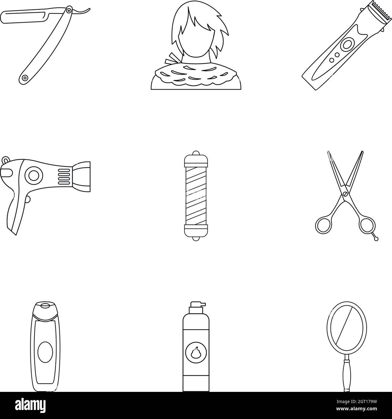 Set male accessories shaving Stock Vector Images - Alamy