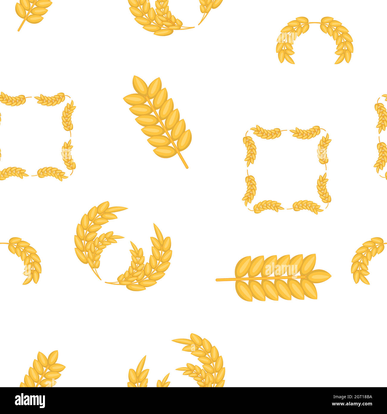 Wheat germ pattern, cartoon style Stock Vector Image & Art - Alamy