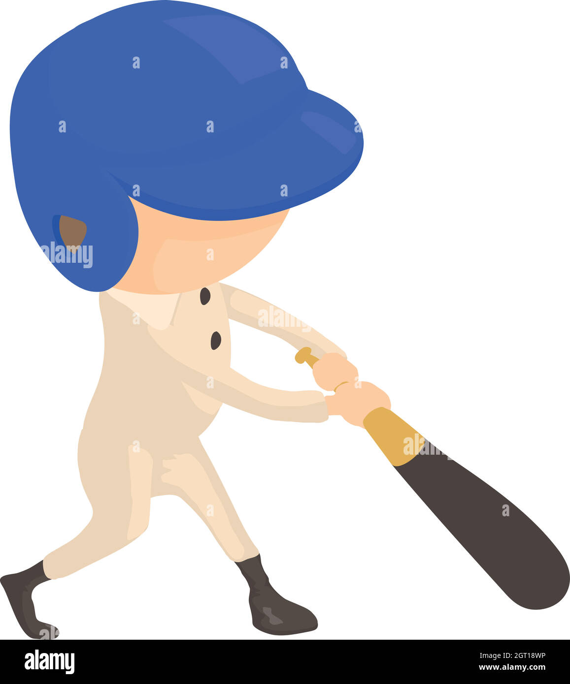 Baseball player icon, cartoon style Stock Vector Image & Art - Alamy