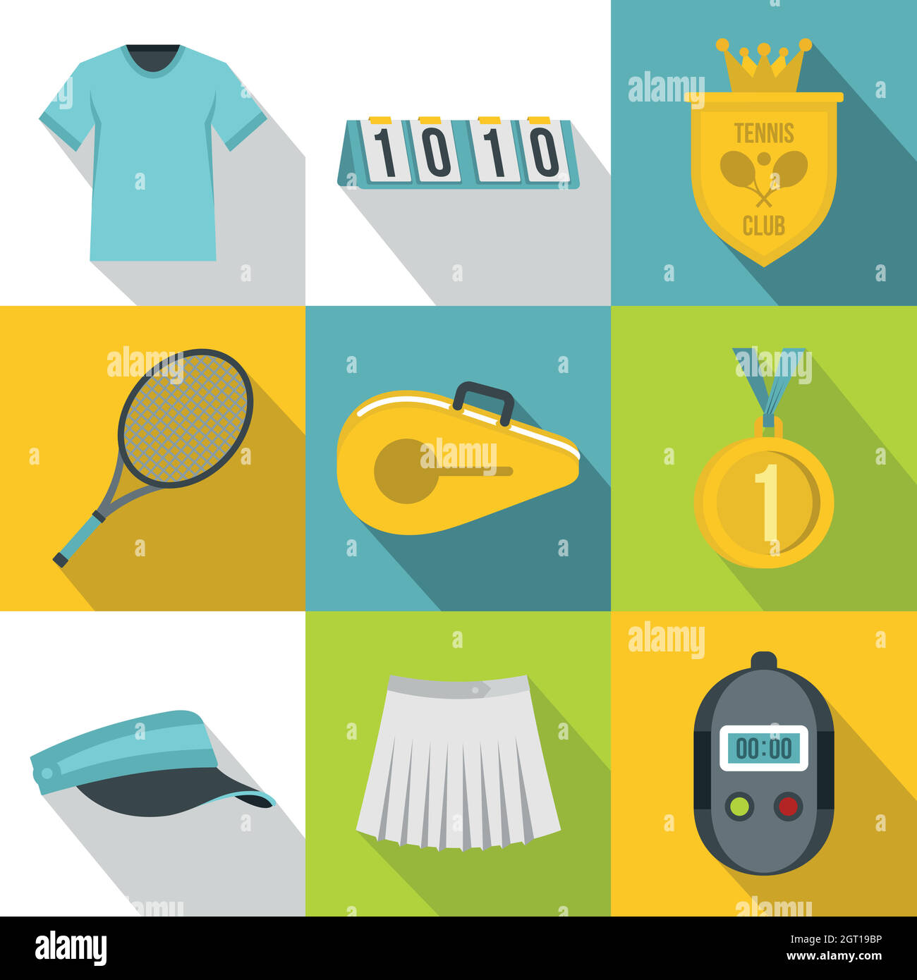 Stopwatch icons collection in Stock Vector Images - Alamy