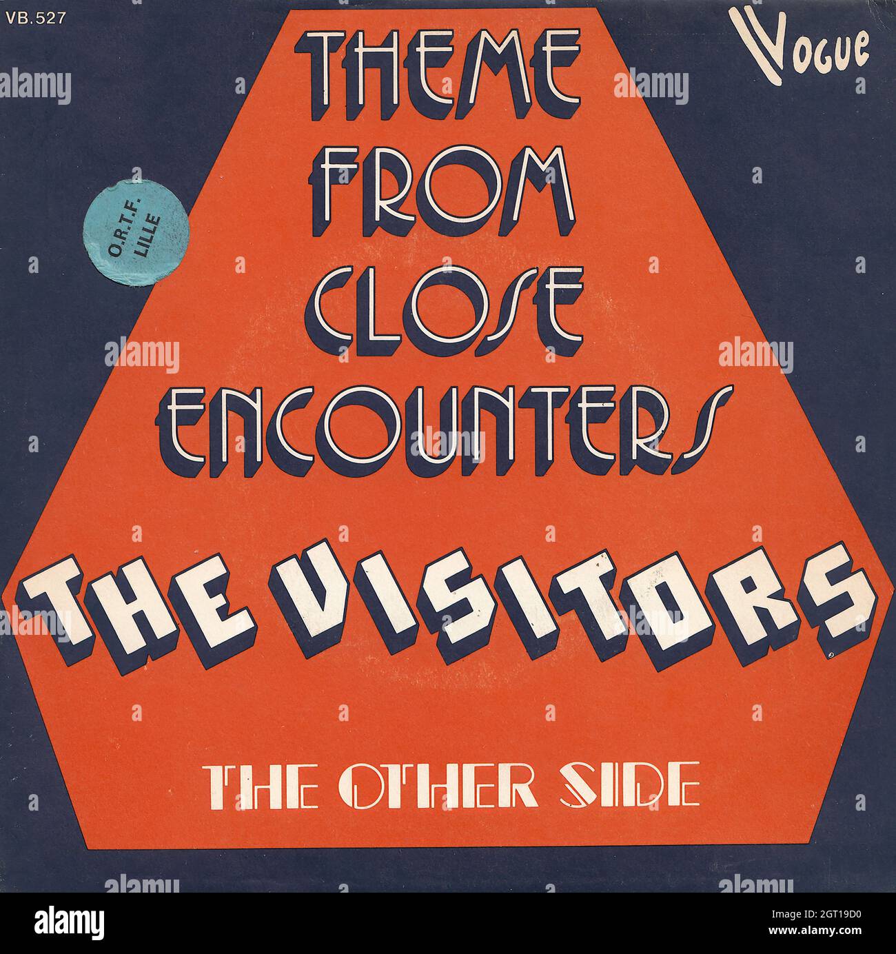 The Visitors - Theme from Close encounters - The other side 45rpm - Vintage Vinyl Record Cover ...