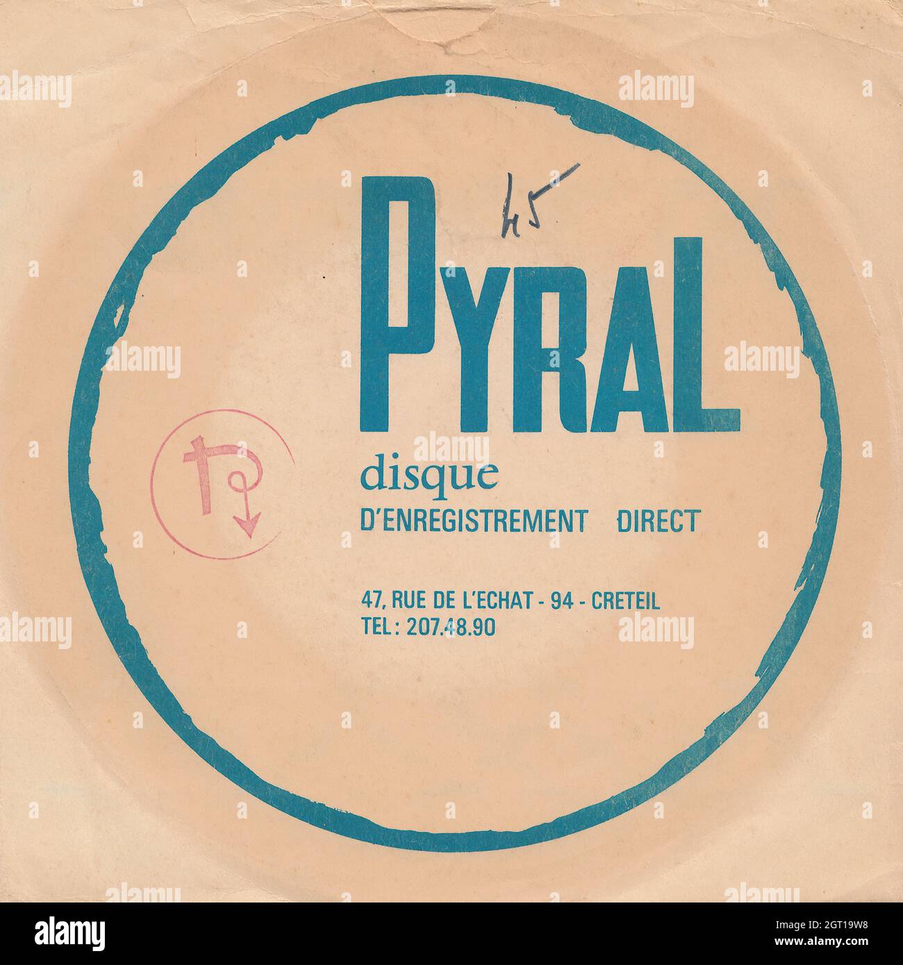 The Turnips - Pyral Disque d'enregistrement direct (front) - Vintage ...