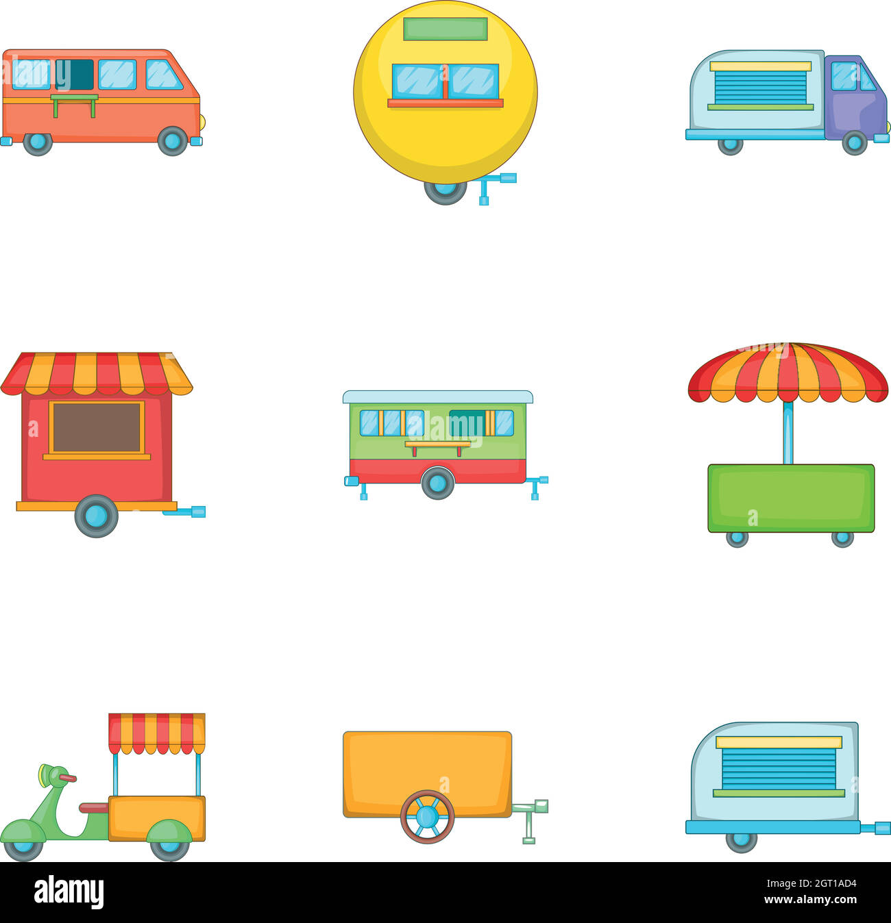 Sign street food hamburger Stock Vector Images - Alamy