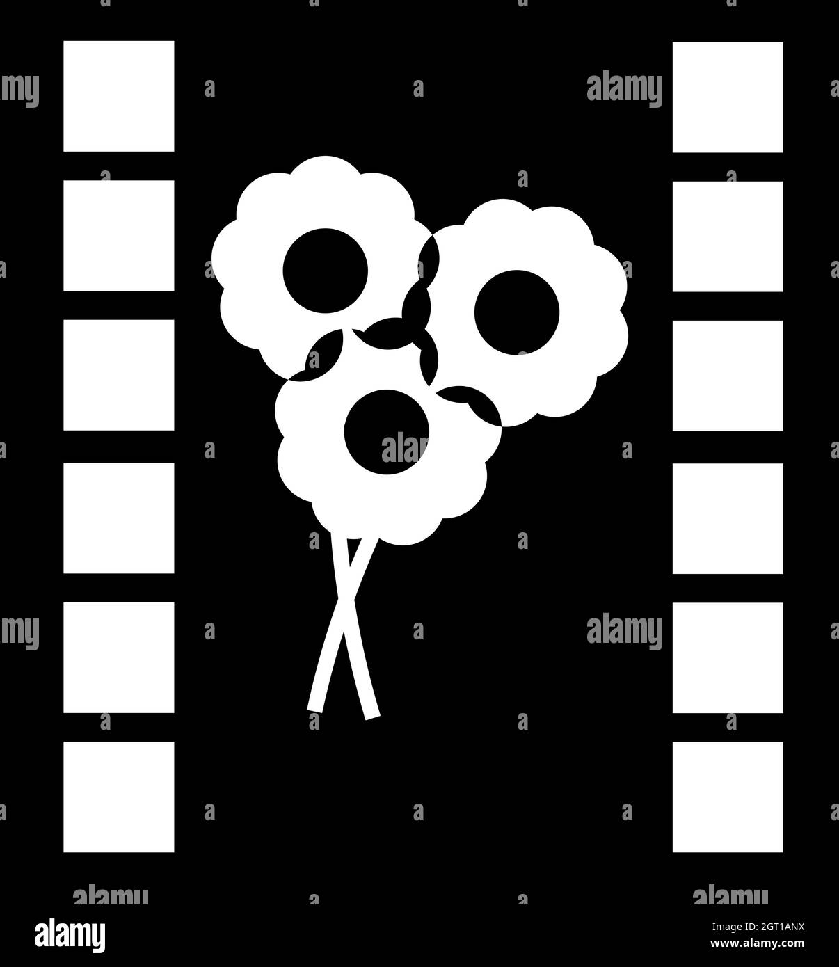 Film roll icon Stock Vector Images - Alamy