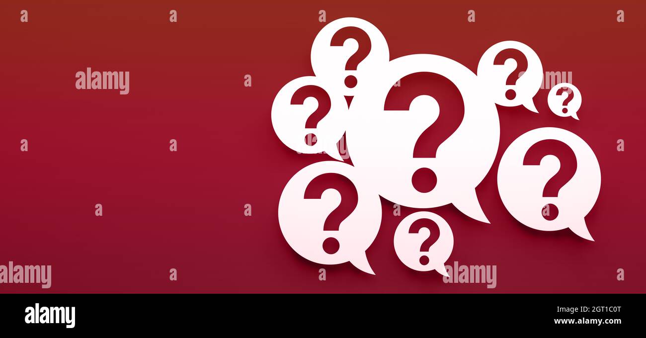 Multi colored Question marks Stock Photo - Alamy